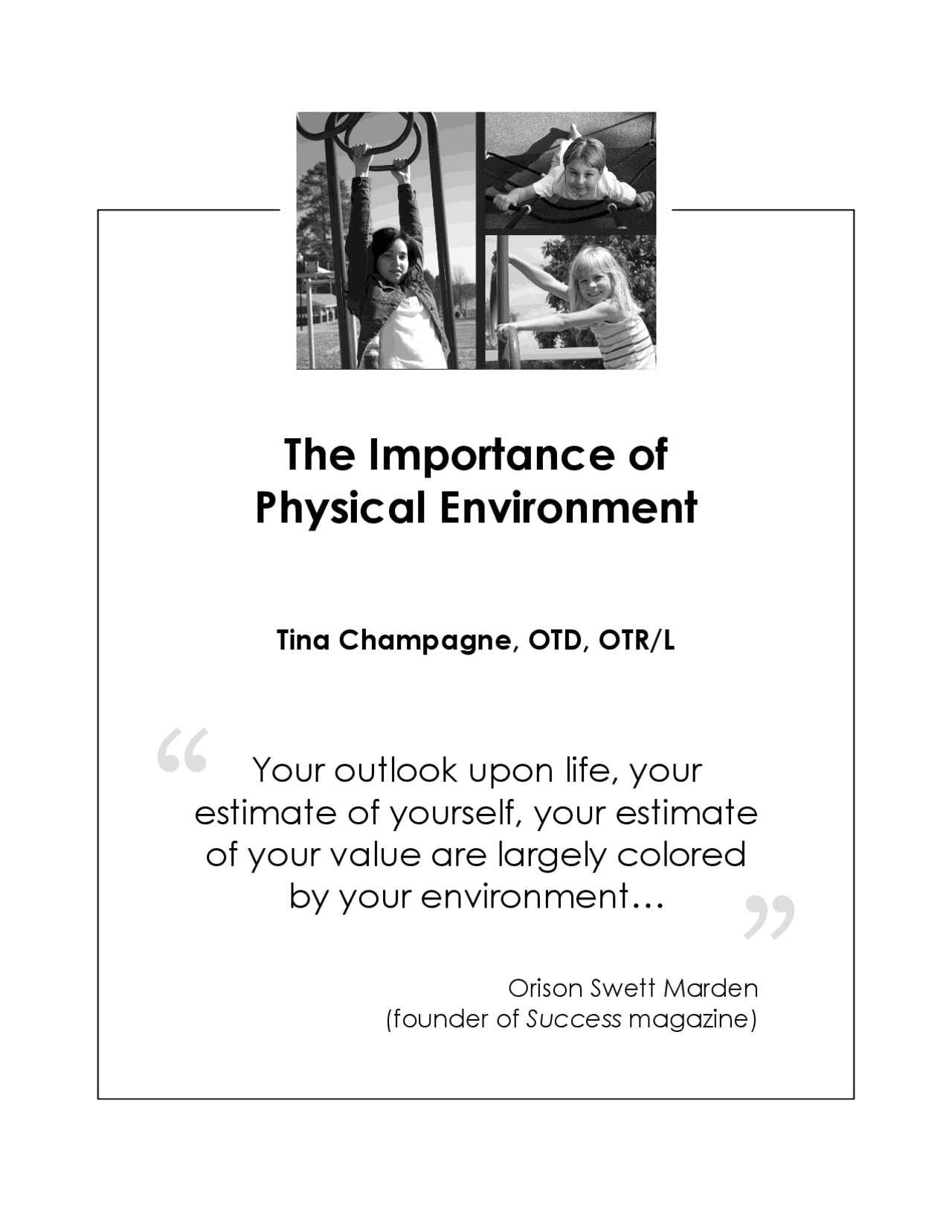 The Importance of Physical Environment | Mass.gov | Study notes Art ...