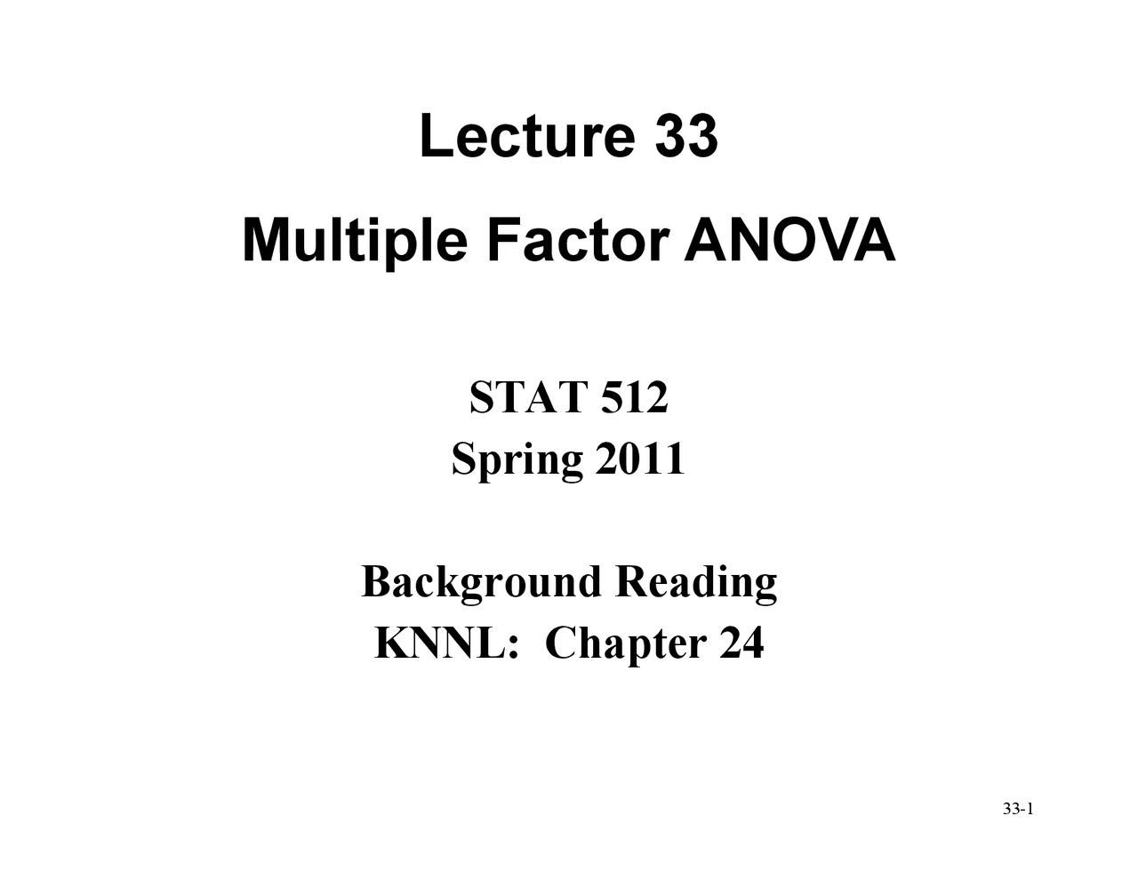 Multiple Factor ANOVA: Three-Way Analysis of Variance | Exams ...