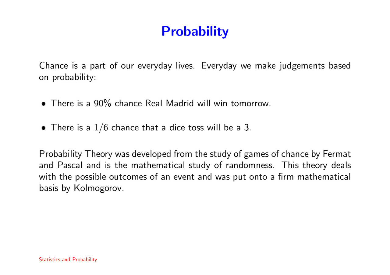 Probability | Schemes and Mind Maps Law | Docsity