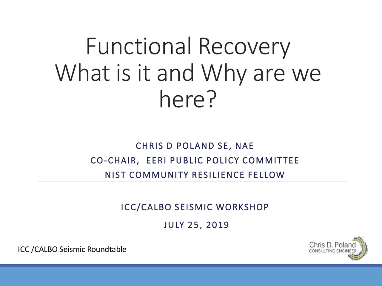 Functional Recovery What is it and Why are we here? | Lecture notes ...