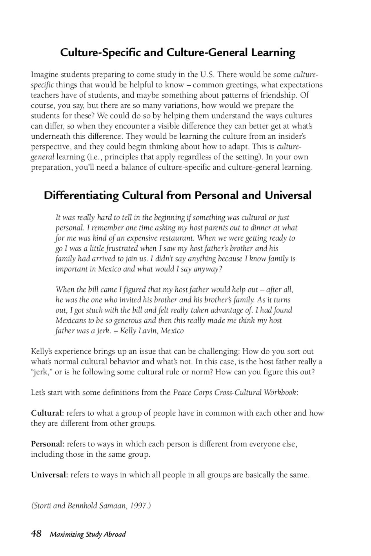 Culture-Specific and Culture-General Learning | Summaries Culture and ...