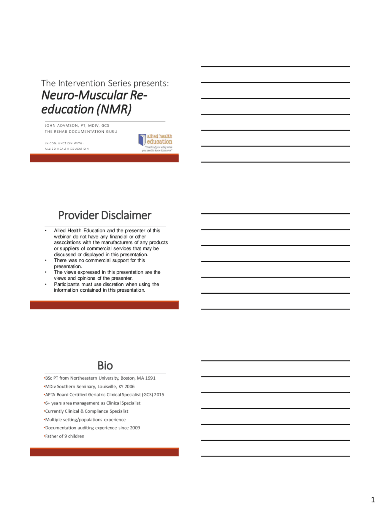 Neuromuscular Reeducation: Definition, Tests, Treatment, and ...