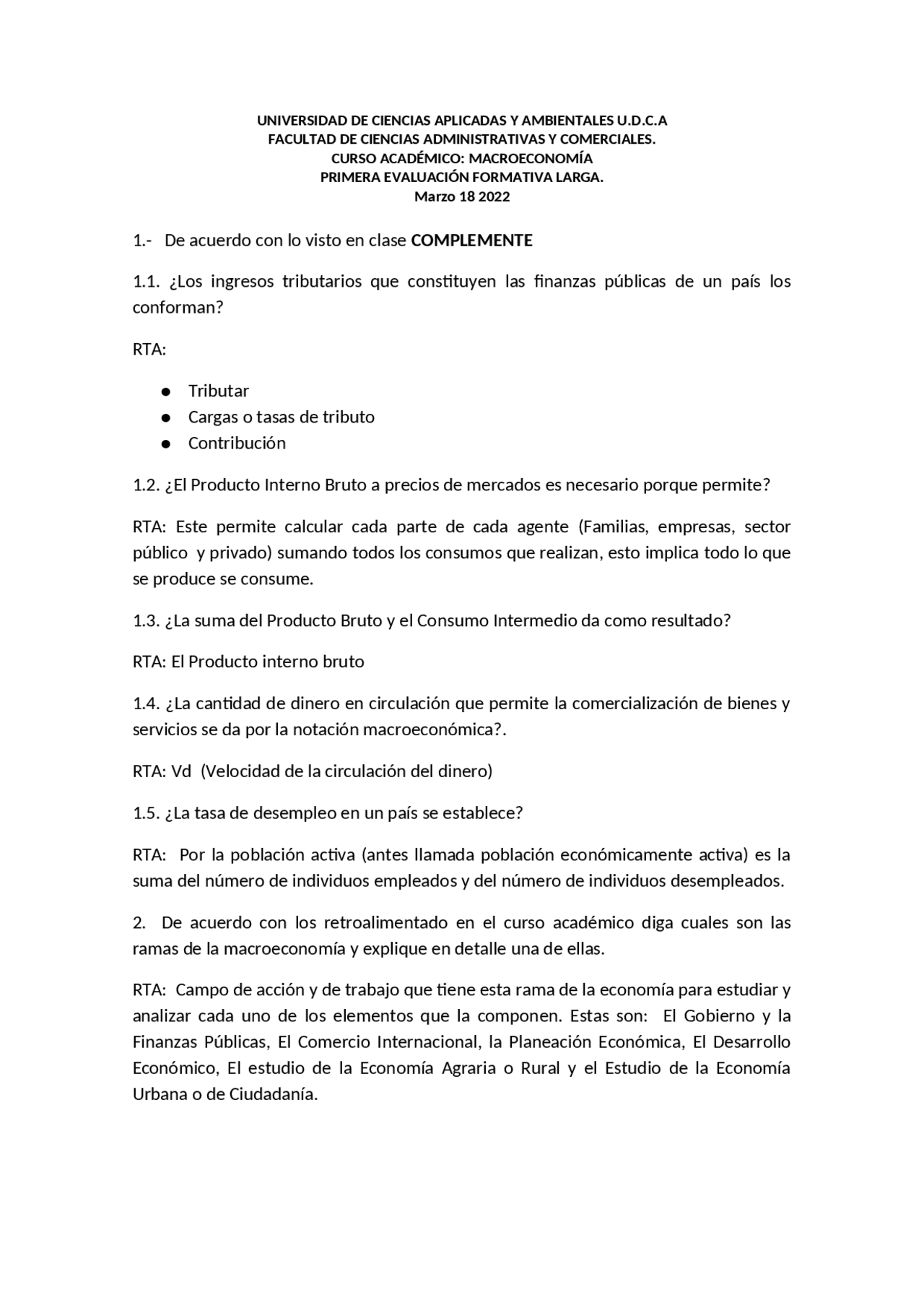 EvaluaciÓn Contabilidad Monografías Ensayos De Economía Docsity