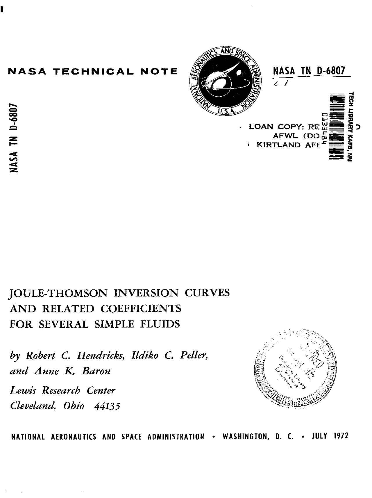 Joule-thomson inversion curves and related coefficients for ... | Study ...