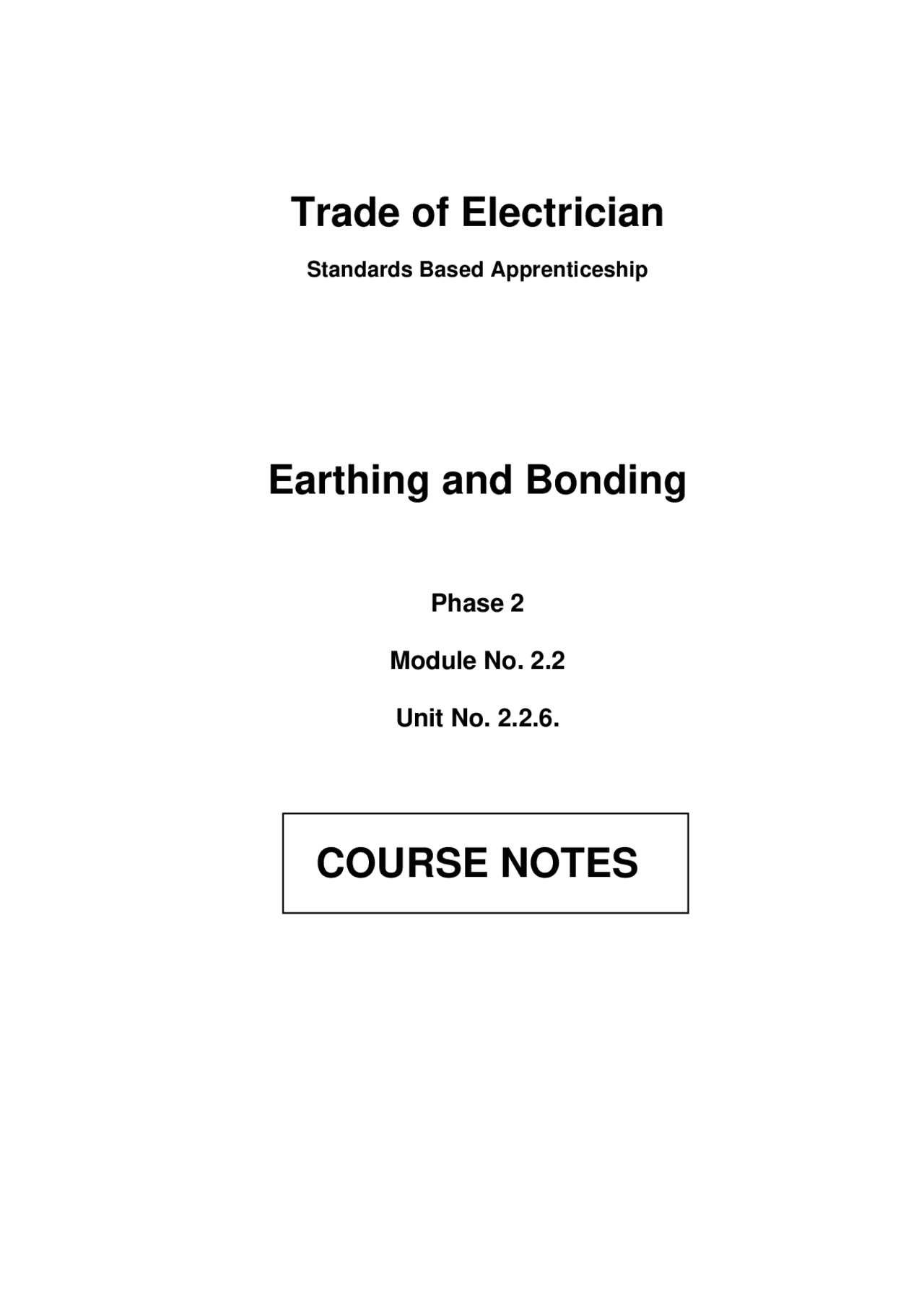 Earthing and Bonding | Study Guides, Projects, Research Communication ...