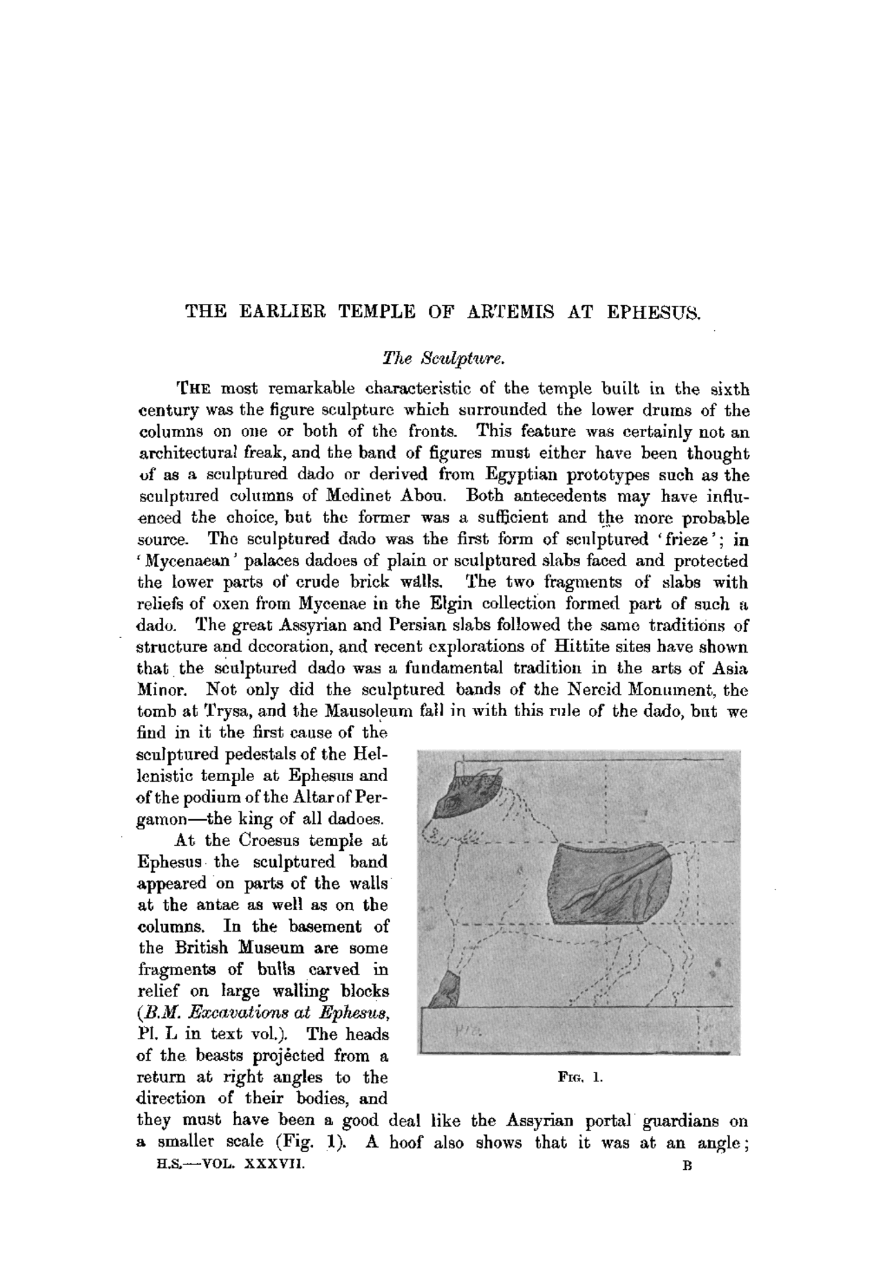 The earlier temple of artemis at ephesus. | Study notes Sculpture | Docsity