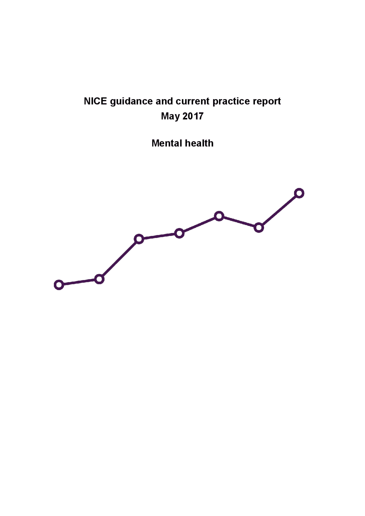 NICE guidance and current practice report May 2017 Mental ... | Lecture ...