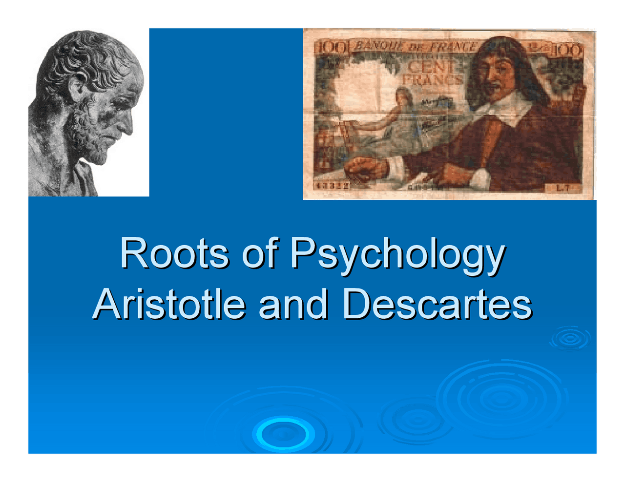 Aristotle and Descartes: Foundations of Western Psychology | Study ...