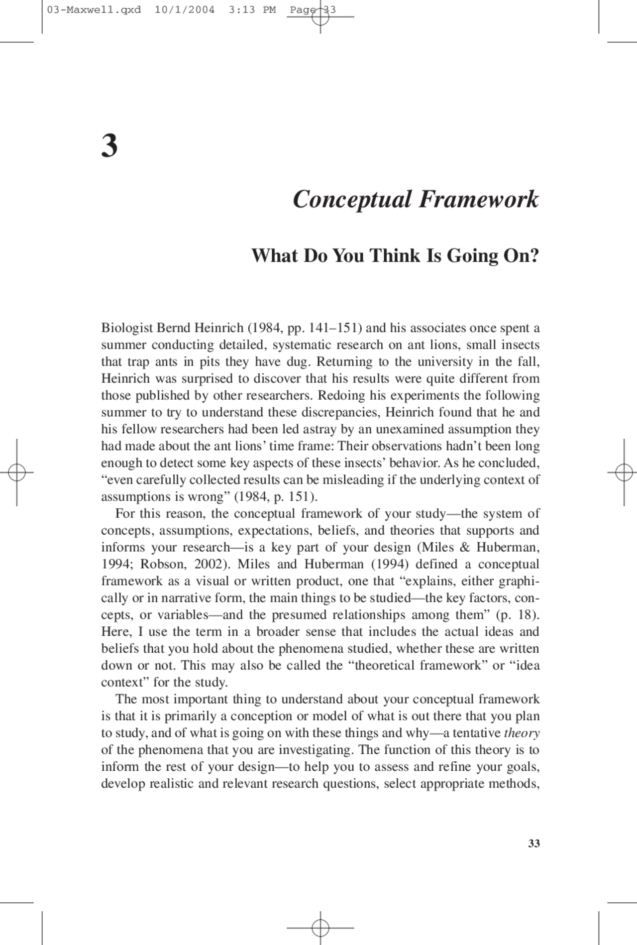 Conceptual Framework | Exams Design | Docsity