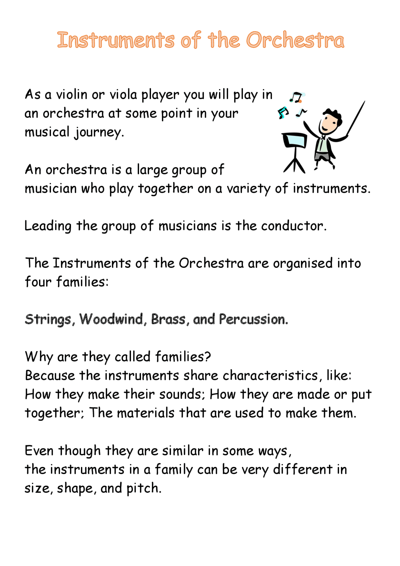 As A Violin Or Viola Player You Will Play In An Orchestra At Some