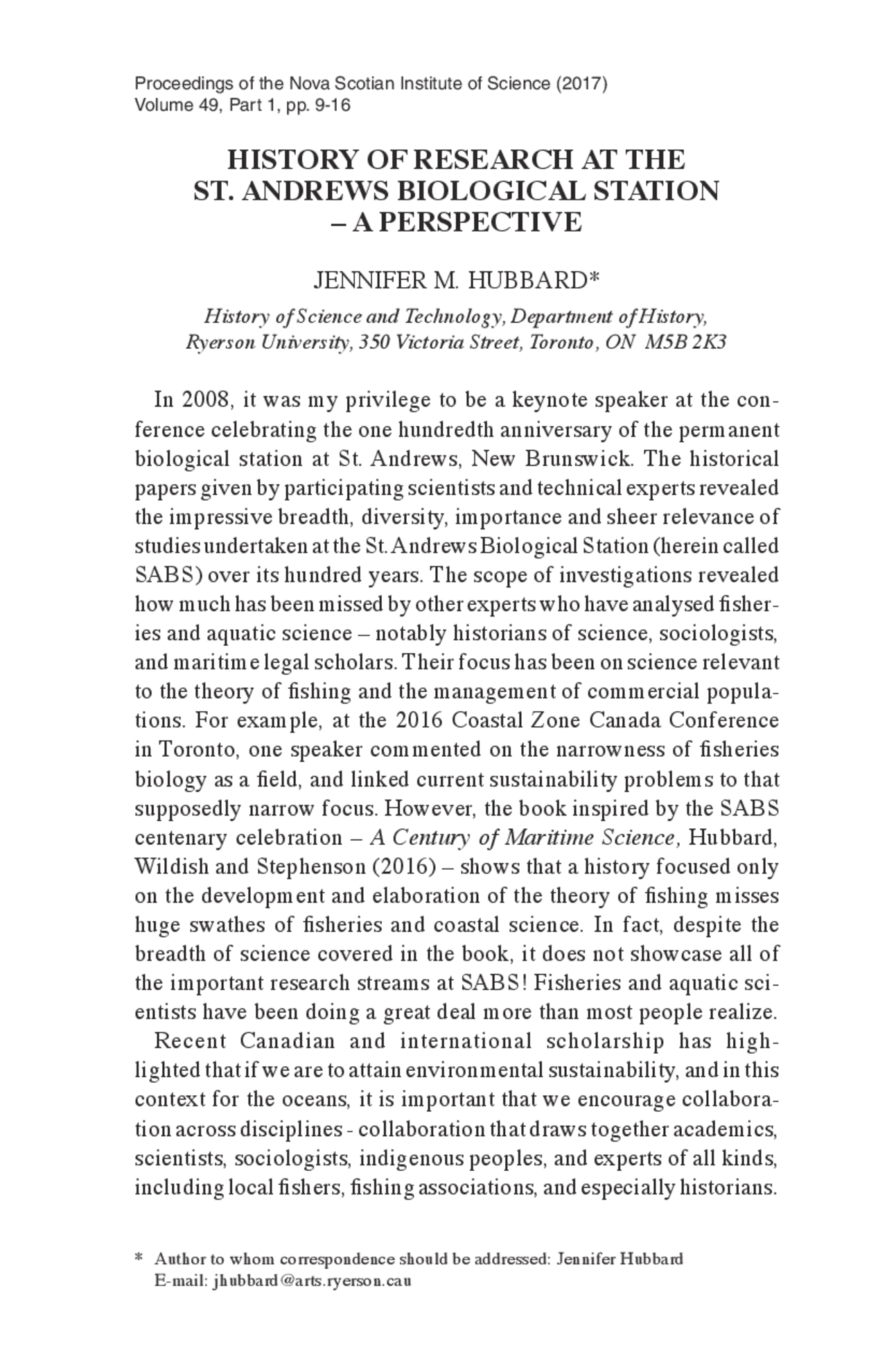 HISTORY OF RESEARCH AT THE ST. ANDREWS ... | Study Guides, Projects ...