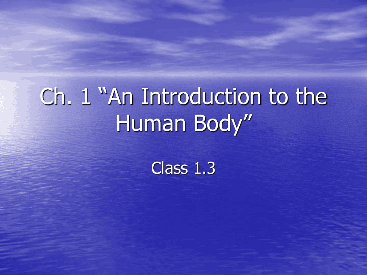 Ch 1 An Introduction To The Human Body” Lecture Notes Latin Docsity