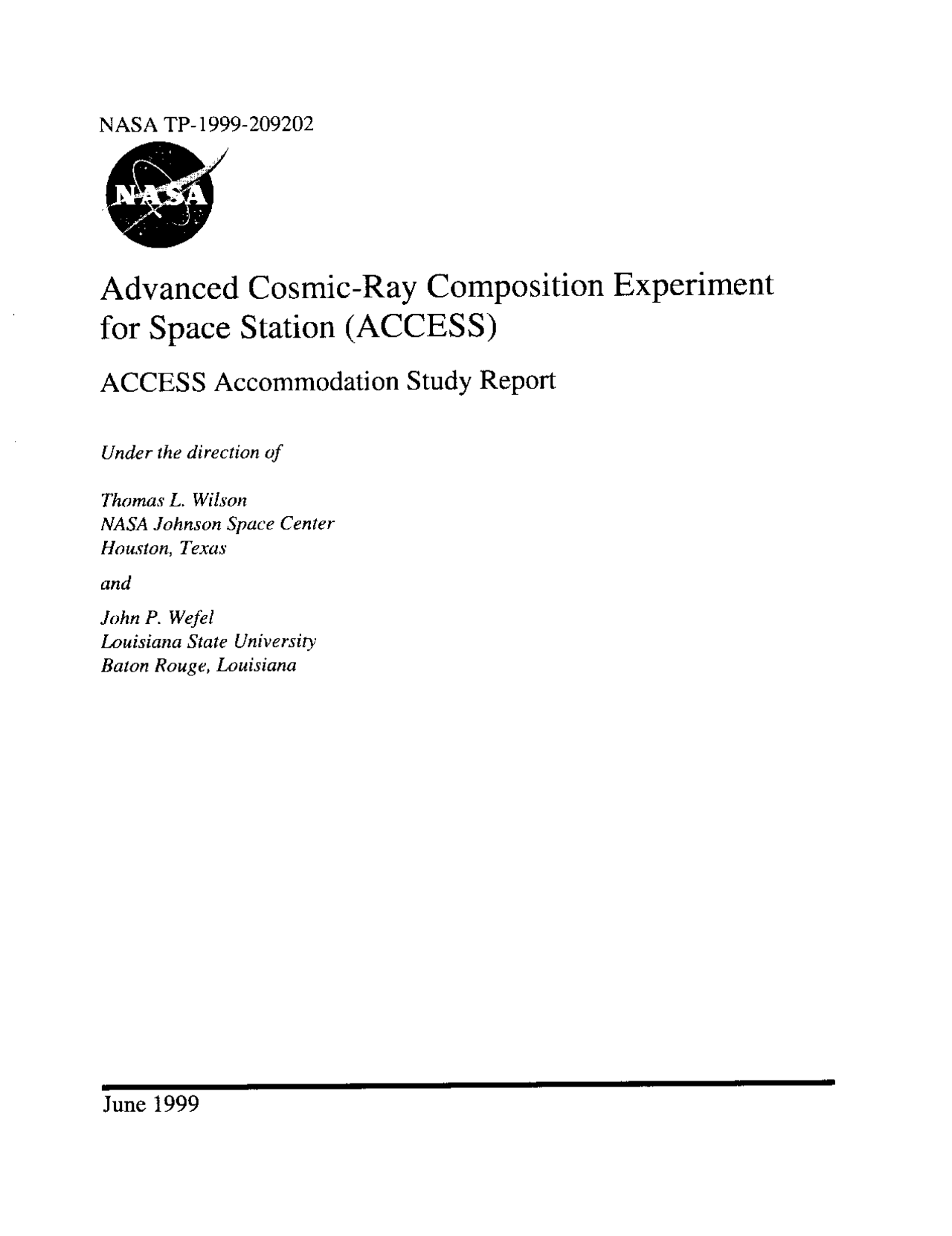Advanced Cosmic Ray Composition Experiment For Space Summaries