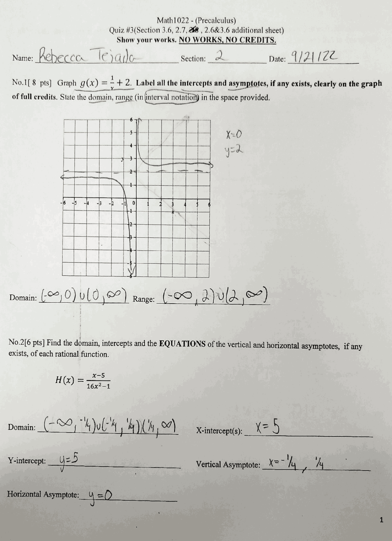 Quiz 3 Precalculus 2022 Quizzes Pre Calculus Docsity