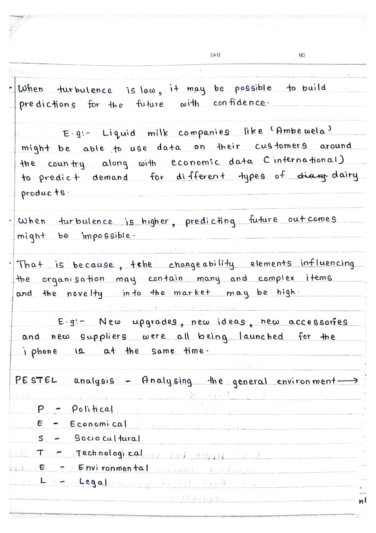 Strategic Management Lecture Notes And Examples Week 21 Lecture
