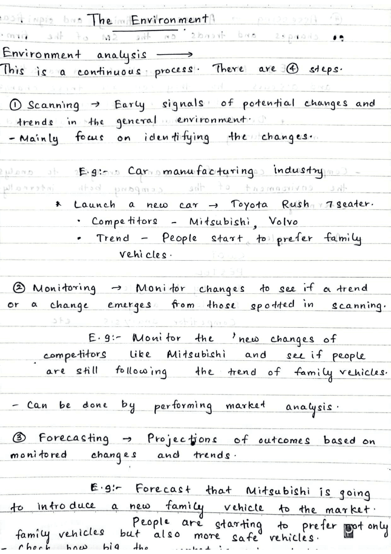 Strategic Management Lecture Notes With Examples Week 2 Lecture Notes