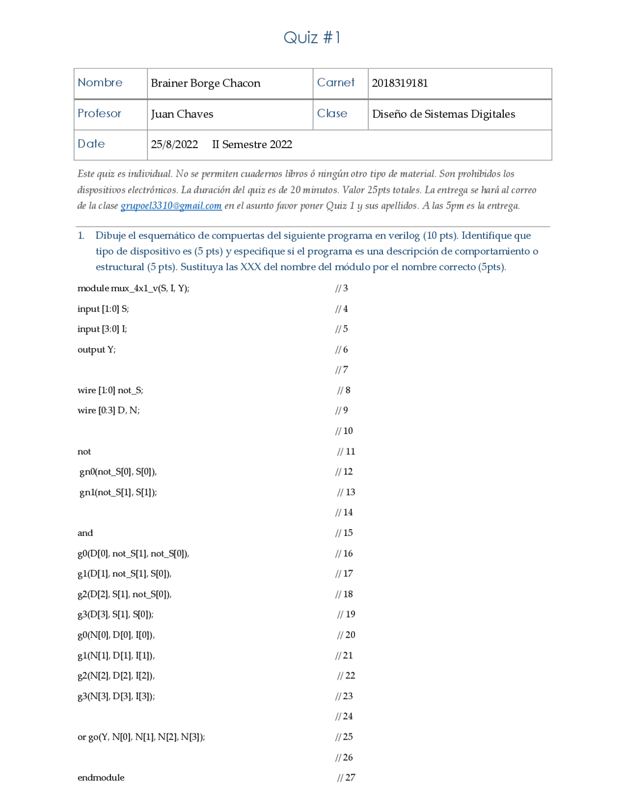 Quiz de progra en ensablador | Monografías, Ensayos de Programación y Diseño Digital Lógico ...