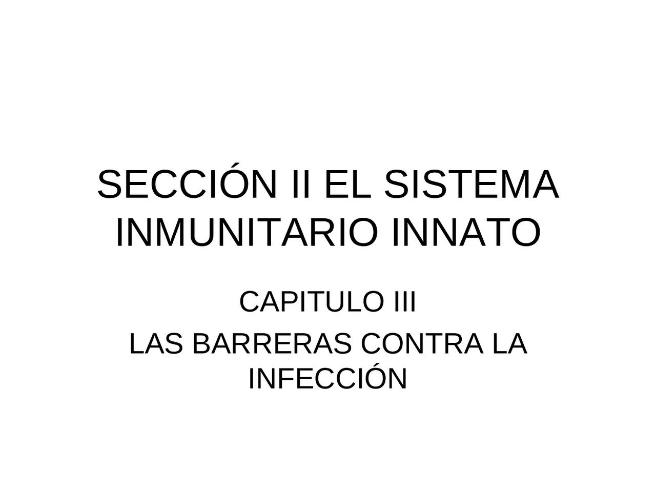 Las Barreras Infecciosas Diapositivas De Biología Docsity