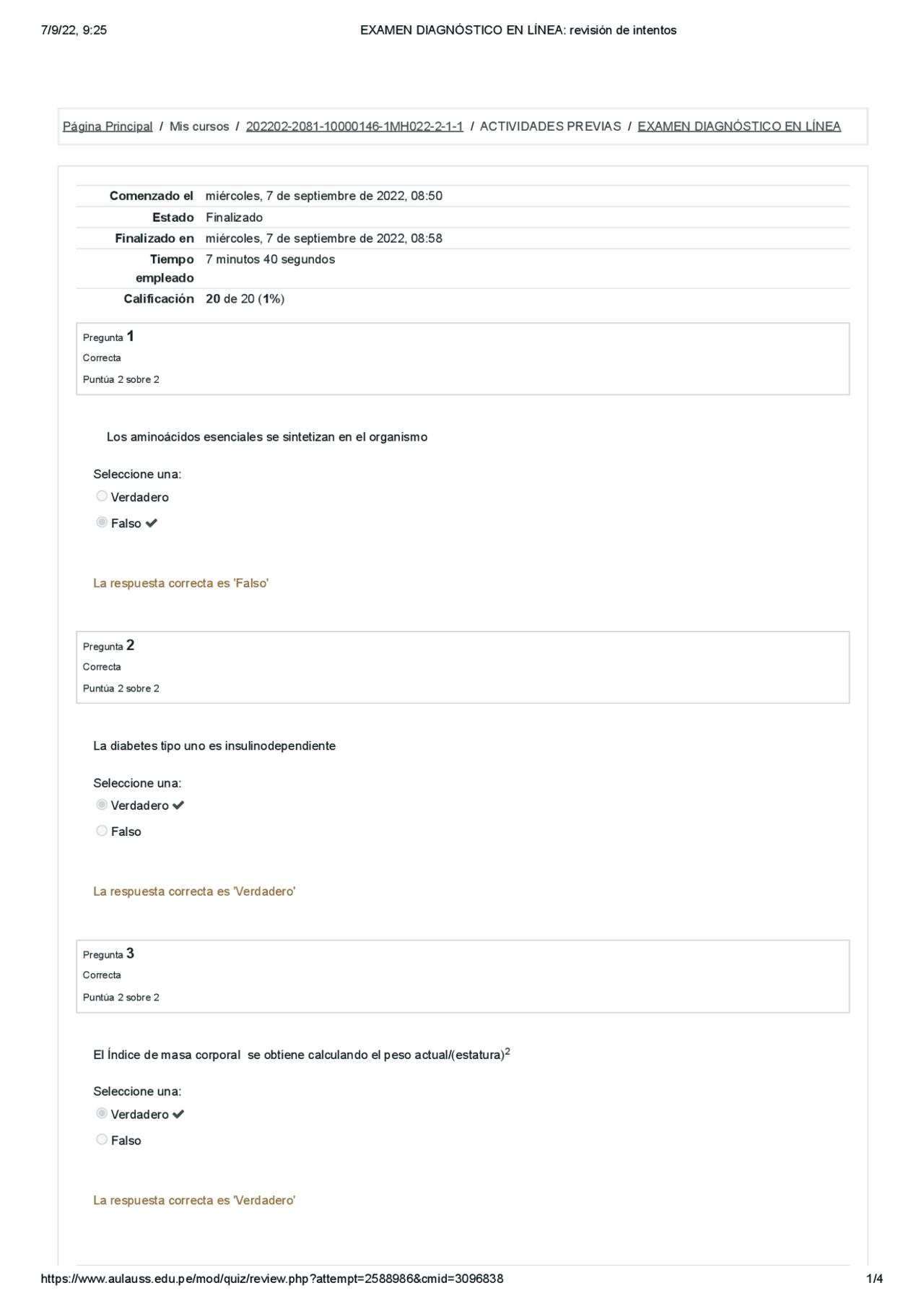Examen Diagnóstico De Biología Exámenes De Biología Docsity