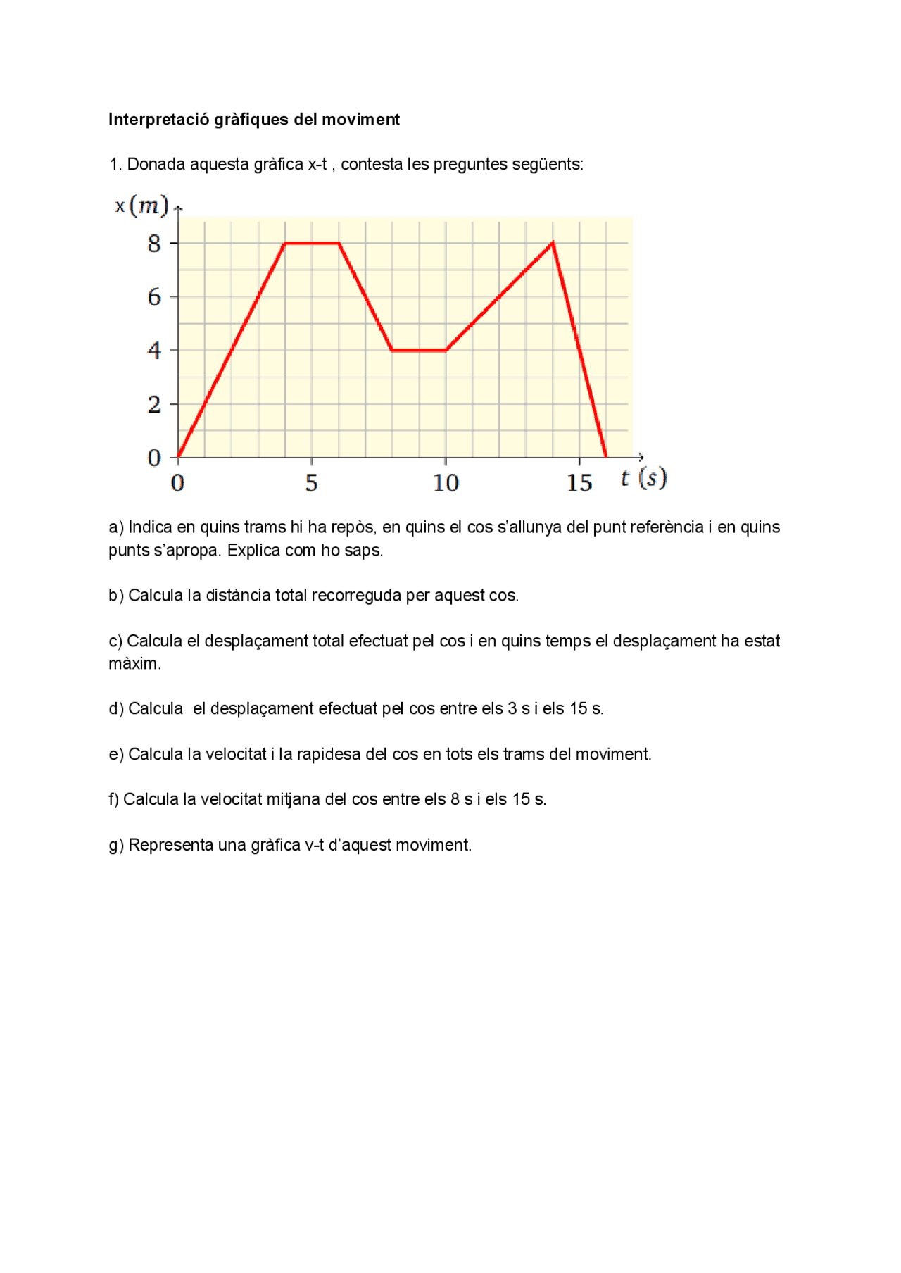 Exercicis Física Per Practicar Ejercicios De Física Docsity