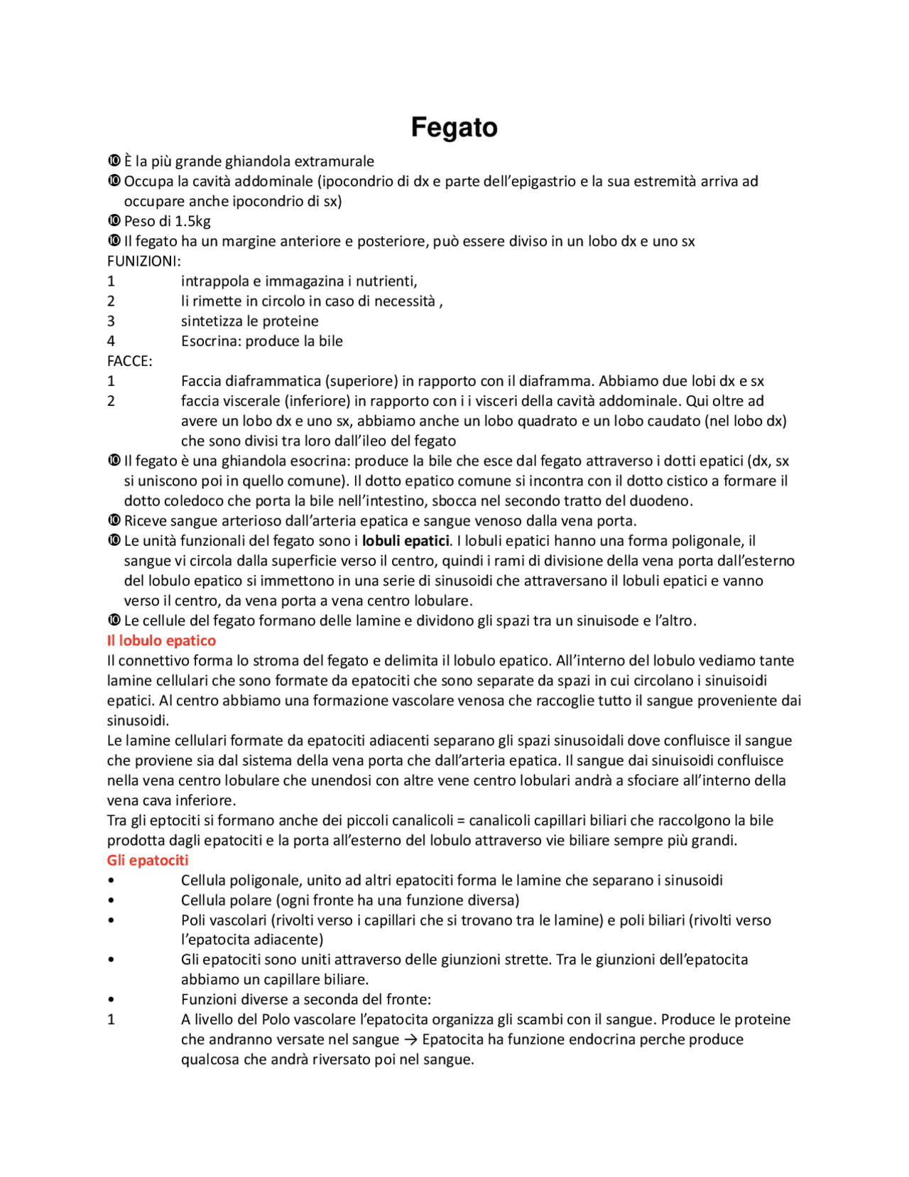 ANATOMIA SECONDA PARTE | Appunti di Anatomia | Docsity