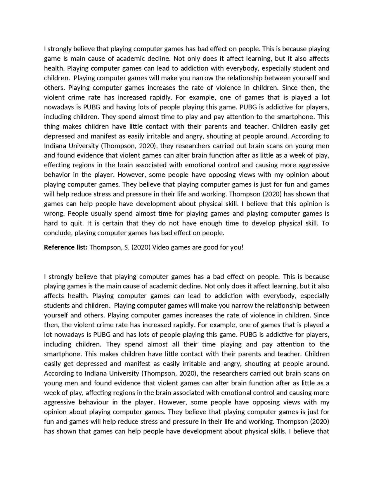 Essay About Bab Effect Of Computing Essays University Computer