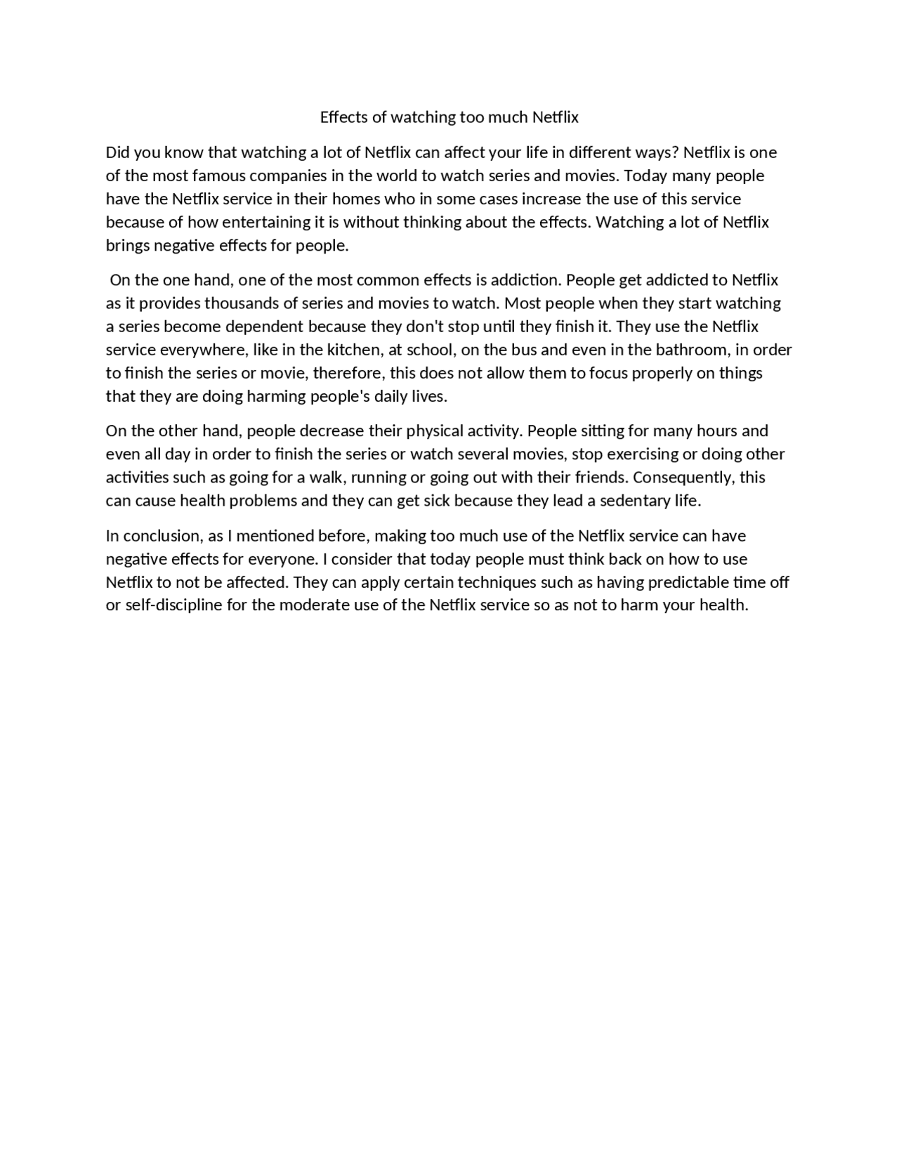 Writing Netflix Icpna Resúmenes De Inglés Técnico Docsity