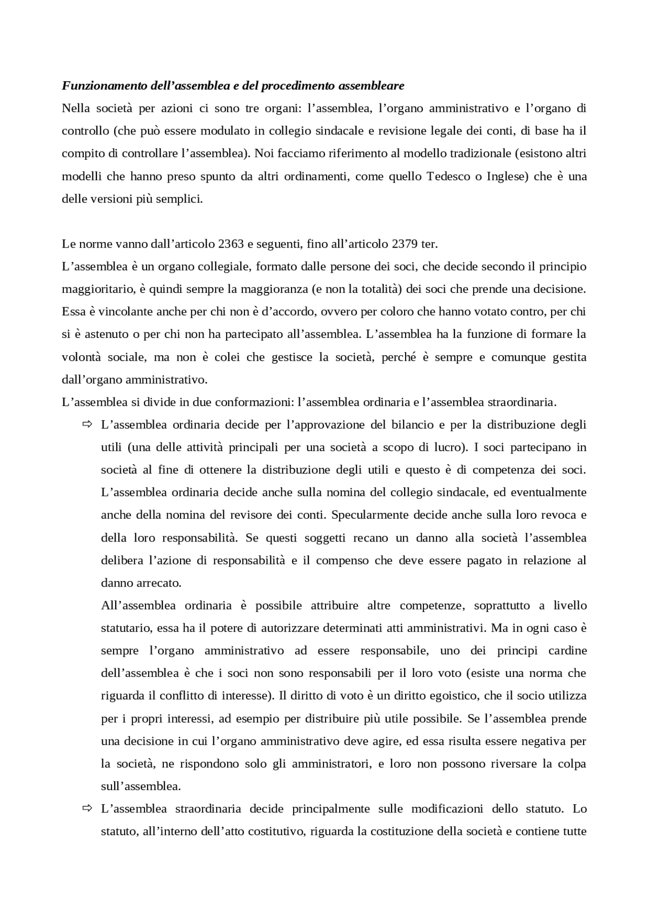 Diritto Commerciale Parte 3 Appunti Di Diritto Commerciale Docsity