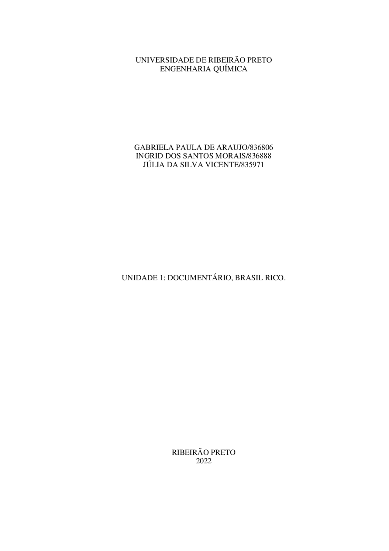 Resumo De Um Documentario Resumos Introdução à Economia Docsity