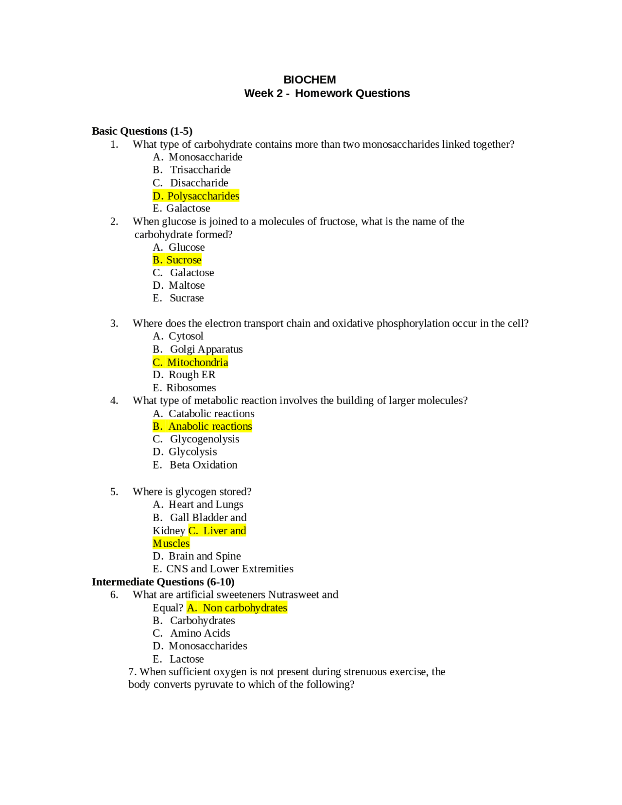 NURSING 6512 Biochemistry Exam 2 Questions 2022/23 | Exams Nursing ...