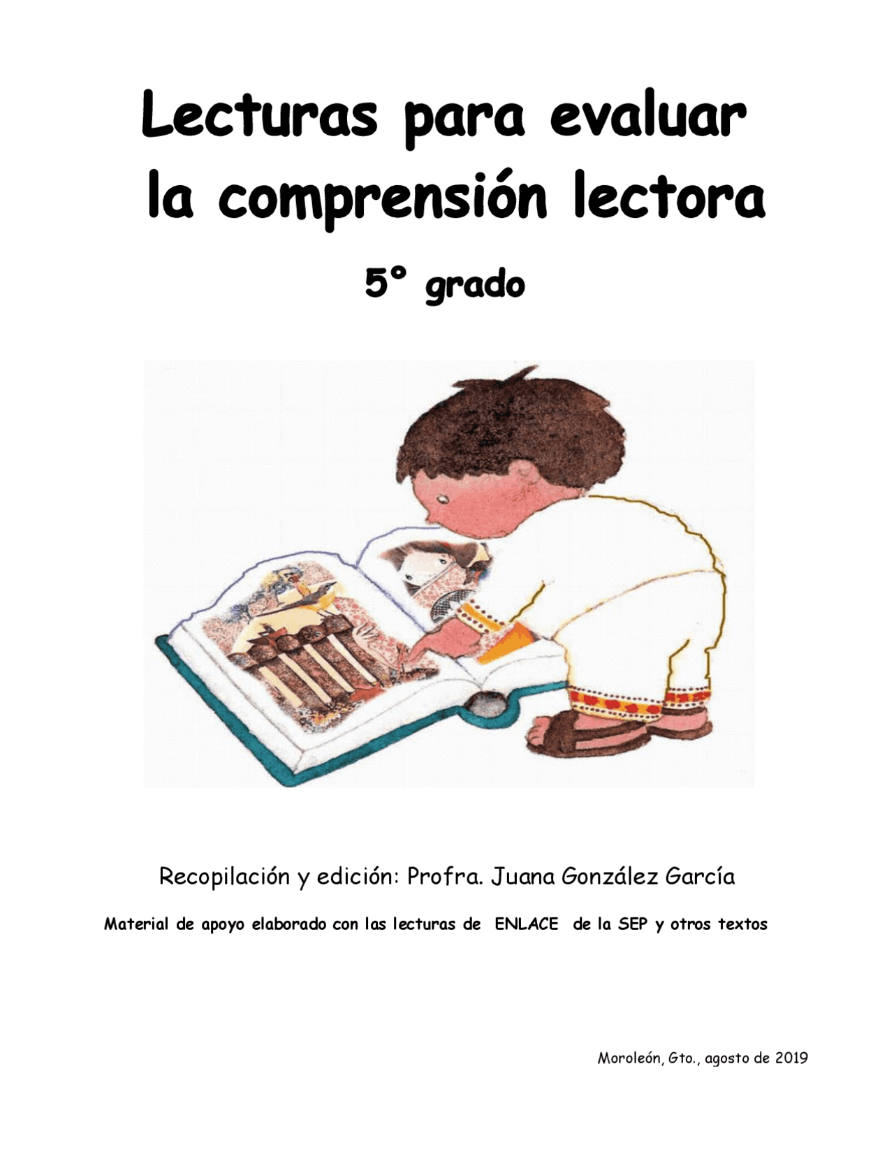 Comprensión lectora 5° | Ejercicios de Lengua y Literatura | Docsity