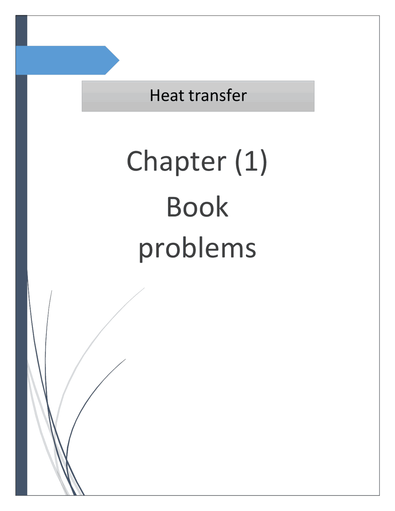 Heat Transfer Ch1 Pproblems Exercises Heat And Mass Transfer