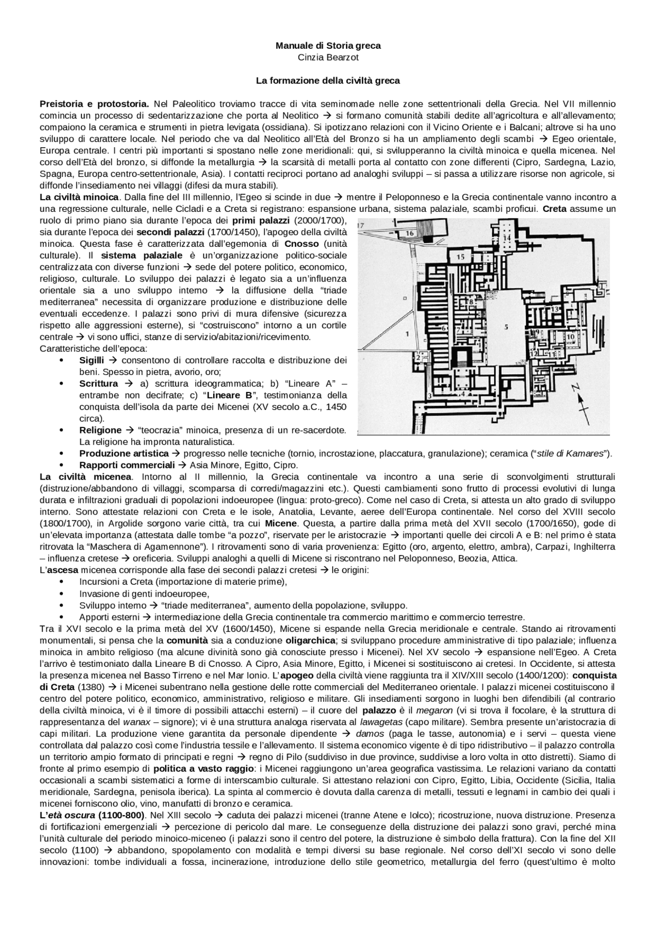 Manuale Di Storia Greca Sintesi Del Corso Di Storia Antica Docsity