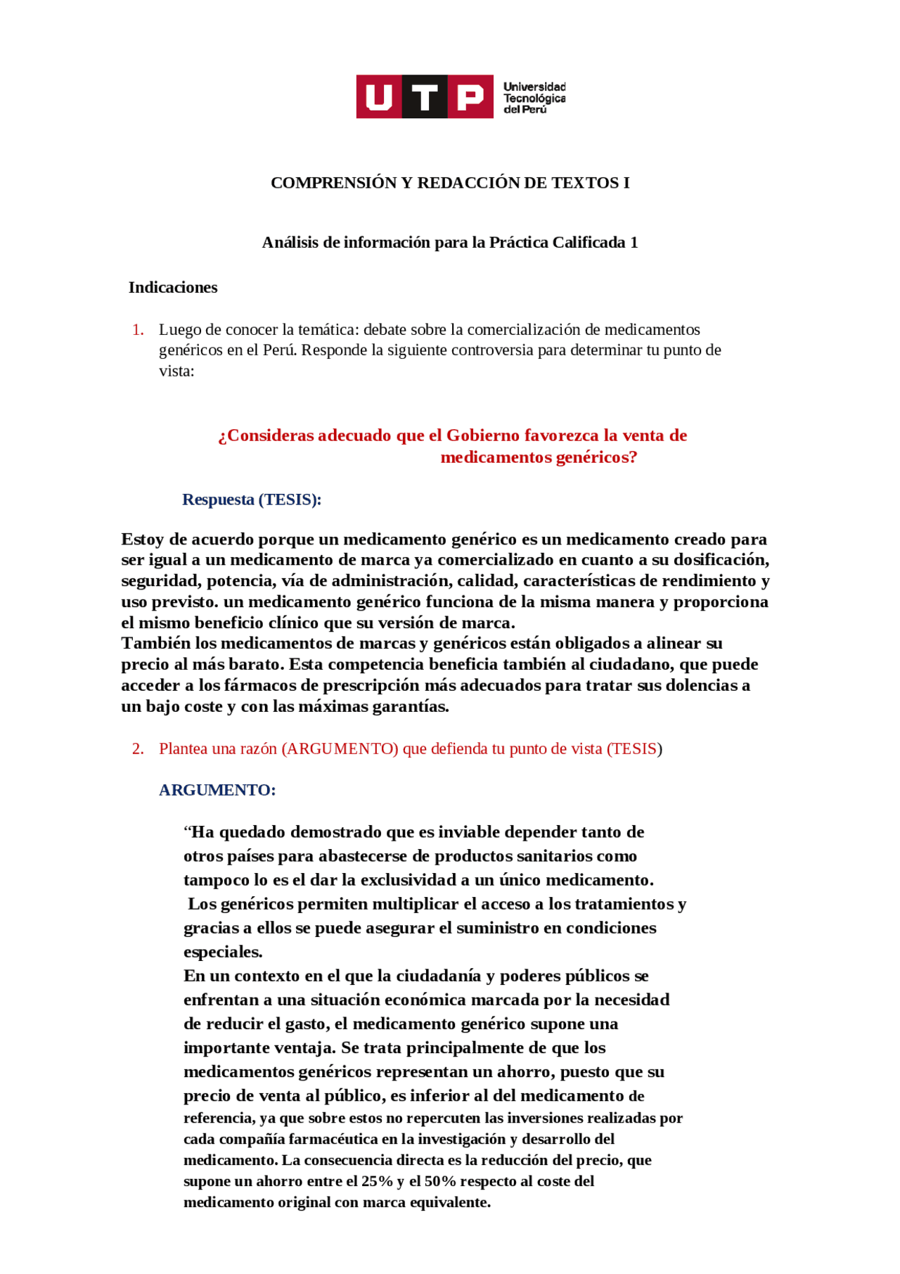 Redaccion De Textos Argumentativos Ejercicios De Redacción De