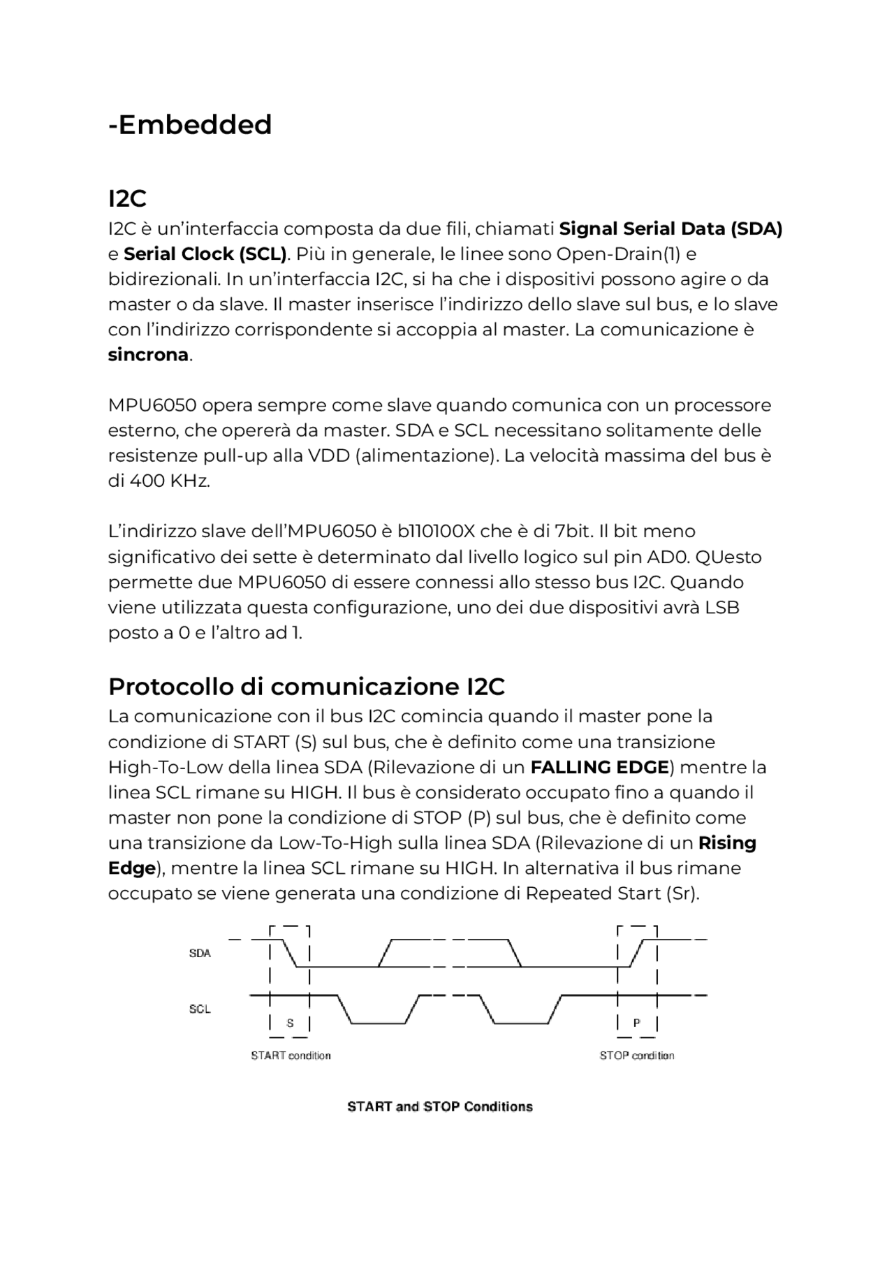 Comunicazione I2C: Protocollo, Configurazione e Utilizzo | Schemi e mappe concettuali di Sistemi ...