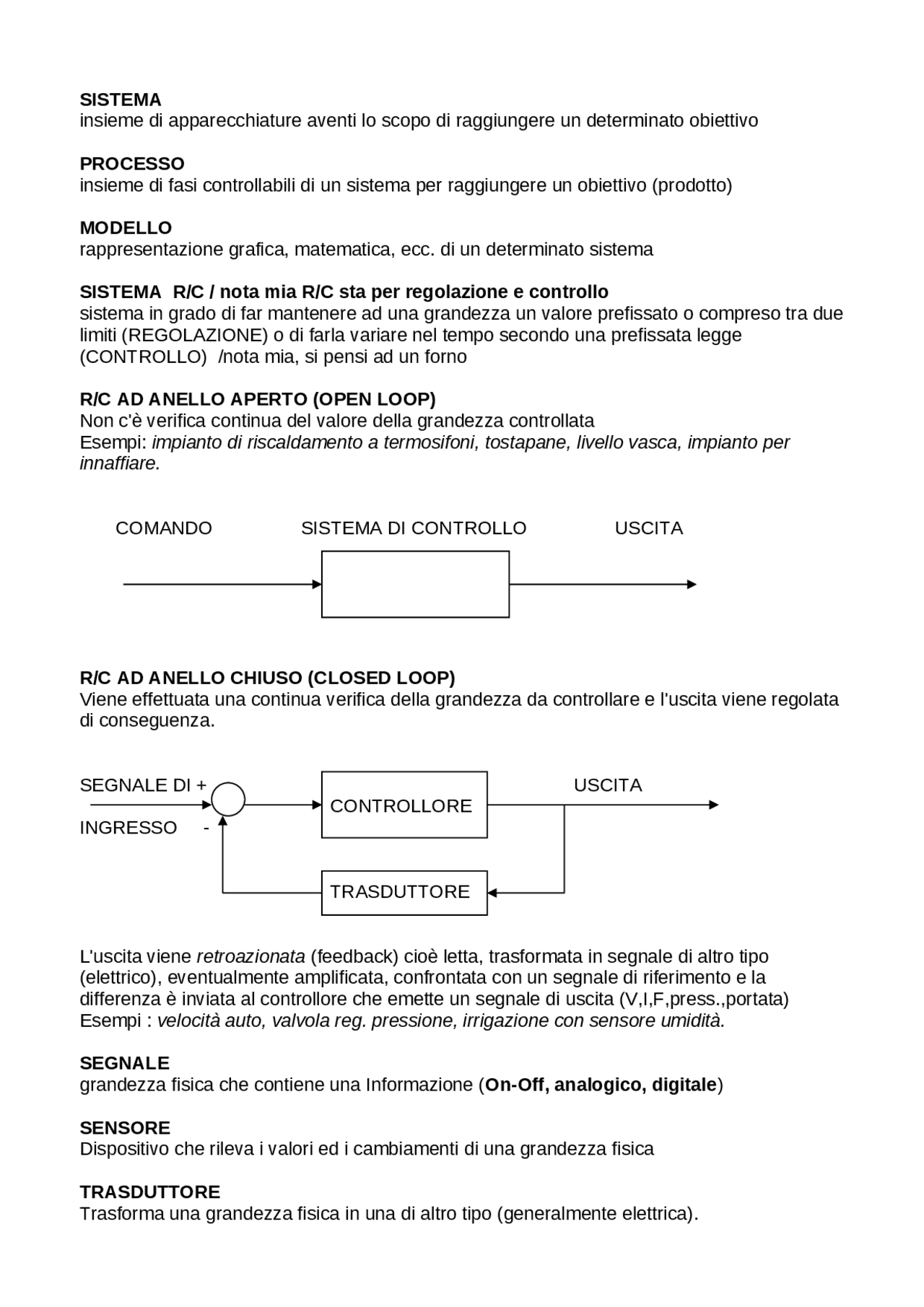 Plc, definizione e concetti base | Dispense di Sistemi automatici | Docsity