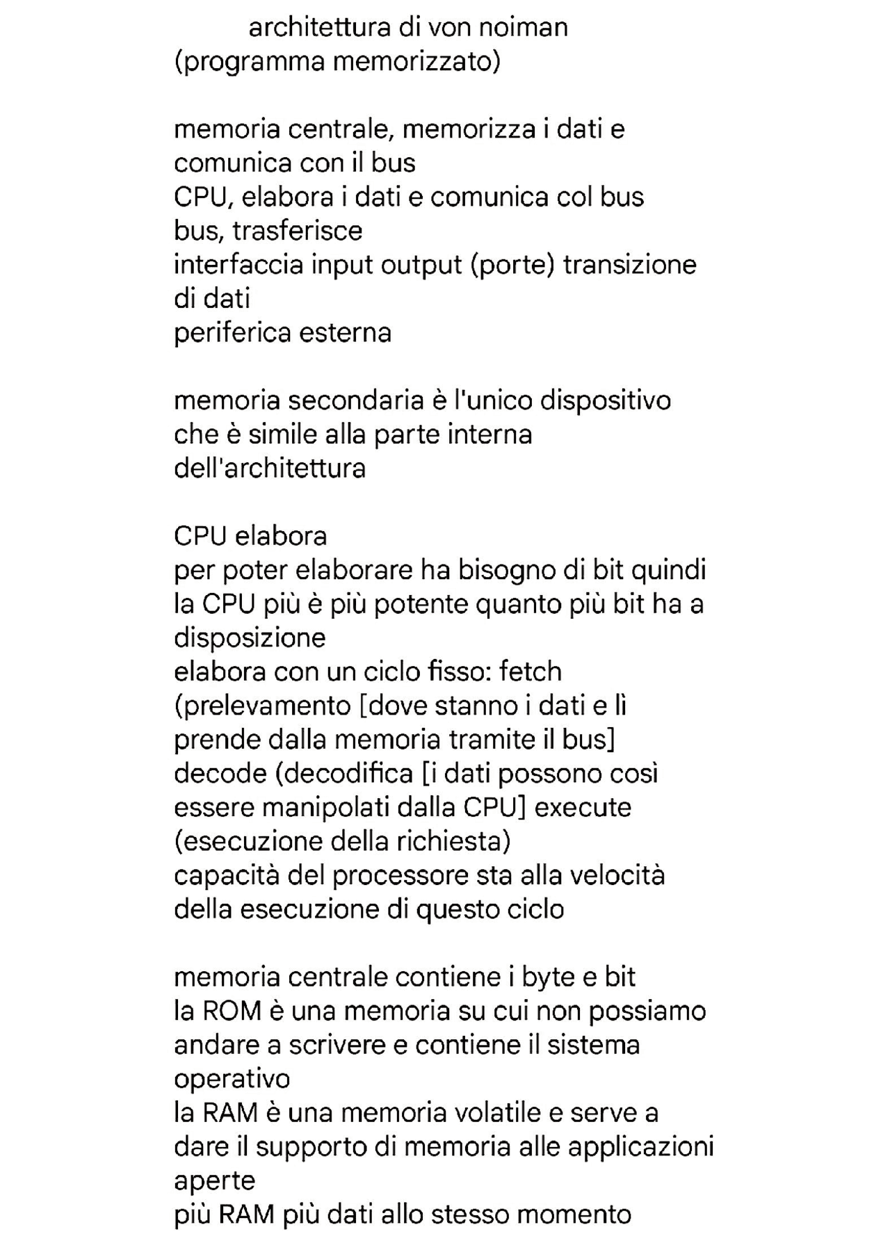 Appunti Prima Lezione Di Informatica Appunti Di Elementi Di