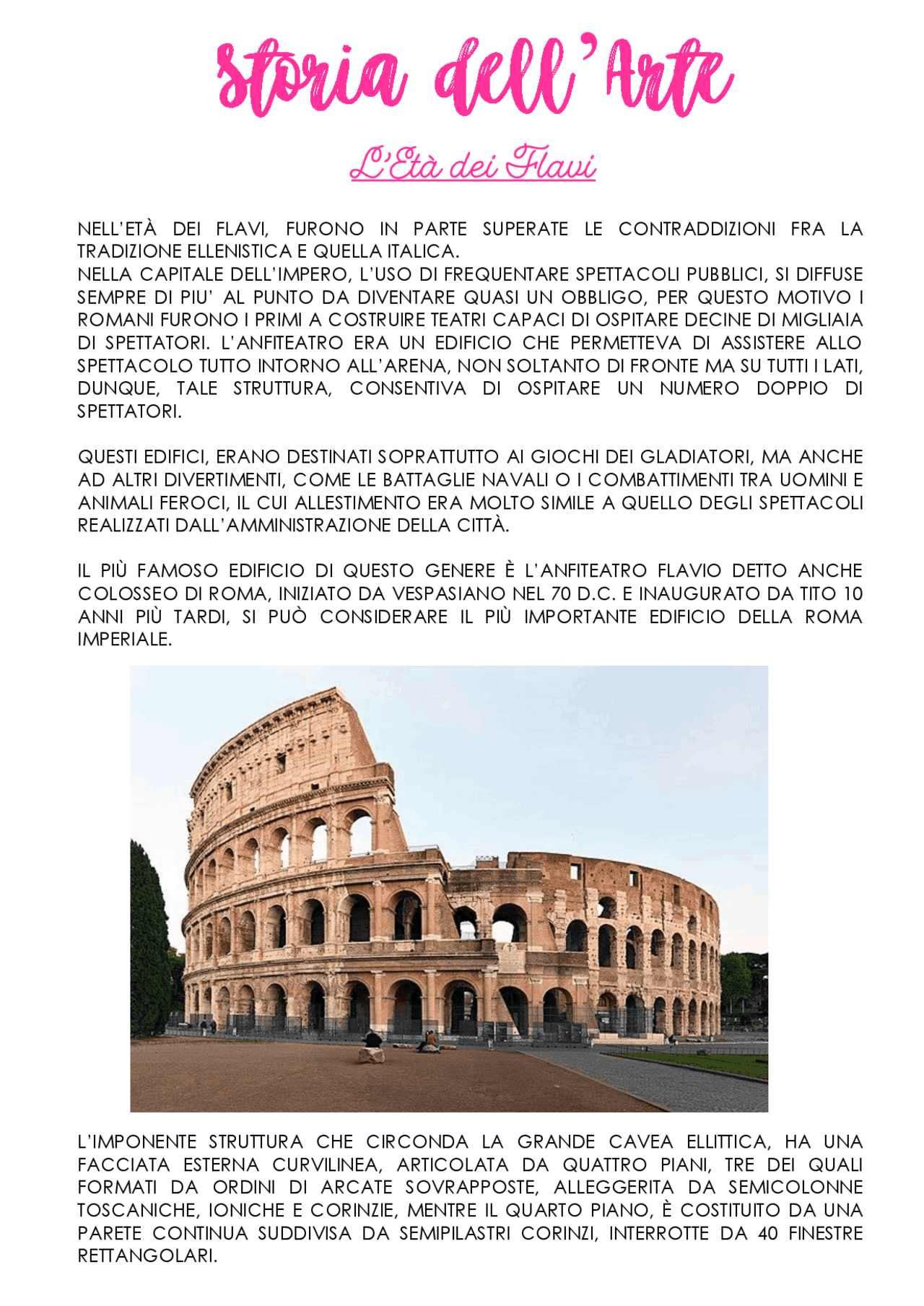 Leta Dei Flavi Schemi E Mappe Concettuali Di Elementi Di Storia