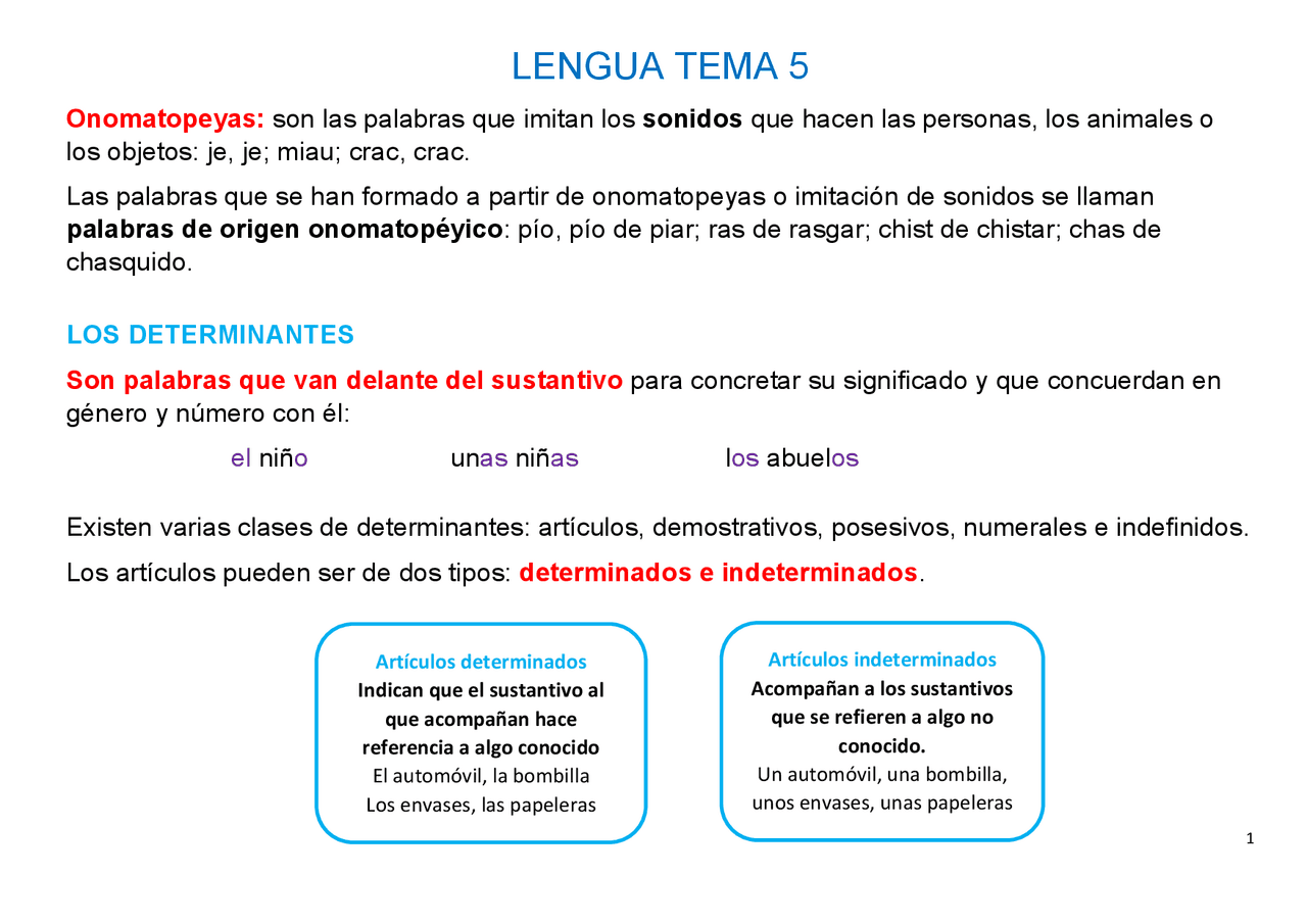 Lengua Tema 5 Sm 5 Primaria Resúmenes De Lengua Y Literatura Docsity