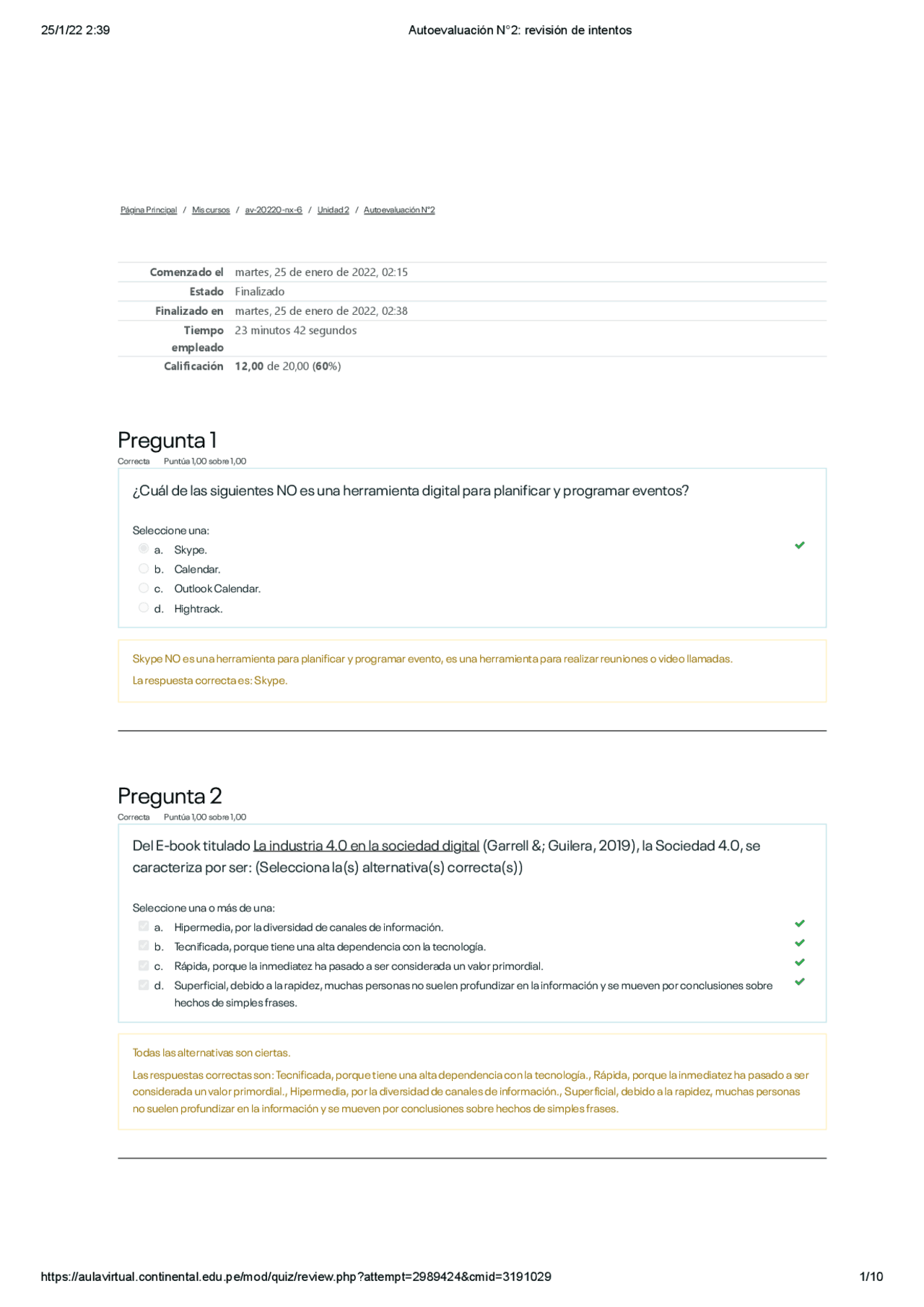 Autoevaluación Del Aprendizaje Ejercicios De Procesos De Aprendizaje