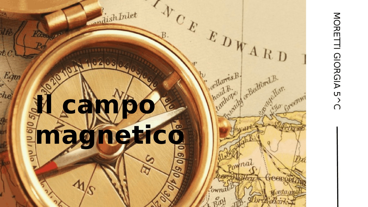 Campo magnetico - fisica | Slide di Fisica | Docsity