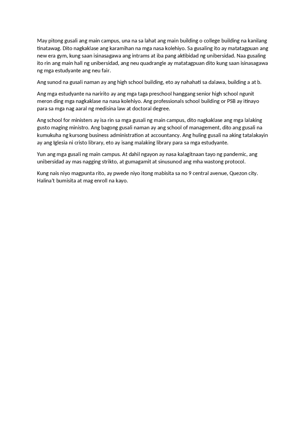 P.e Subject(exercise) | Summaries Food science | Docsity