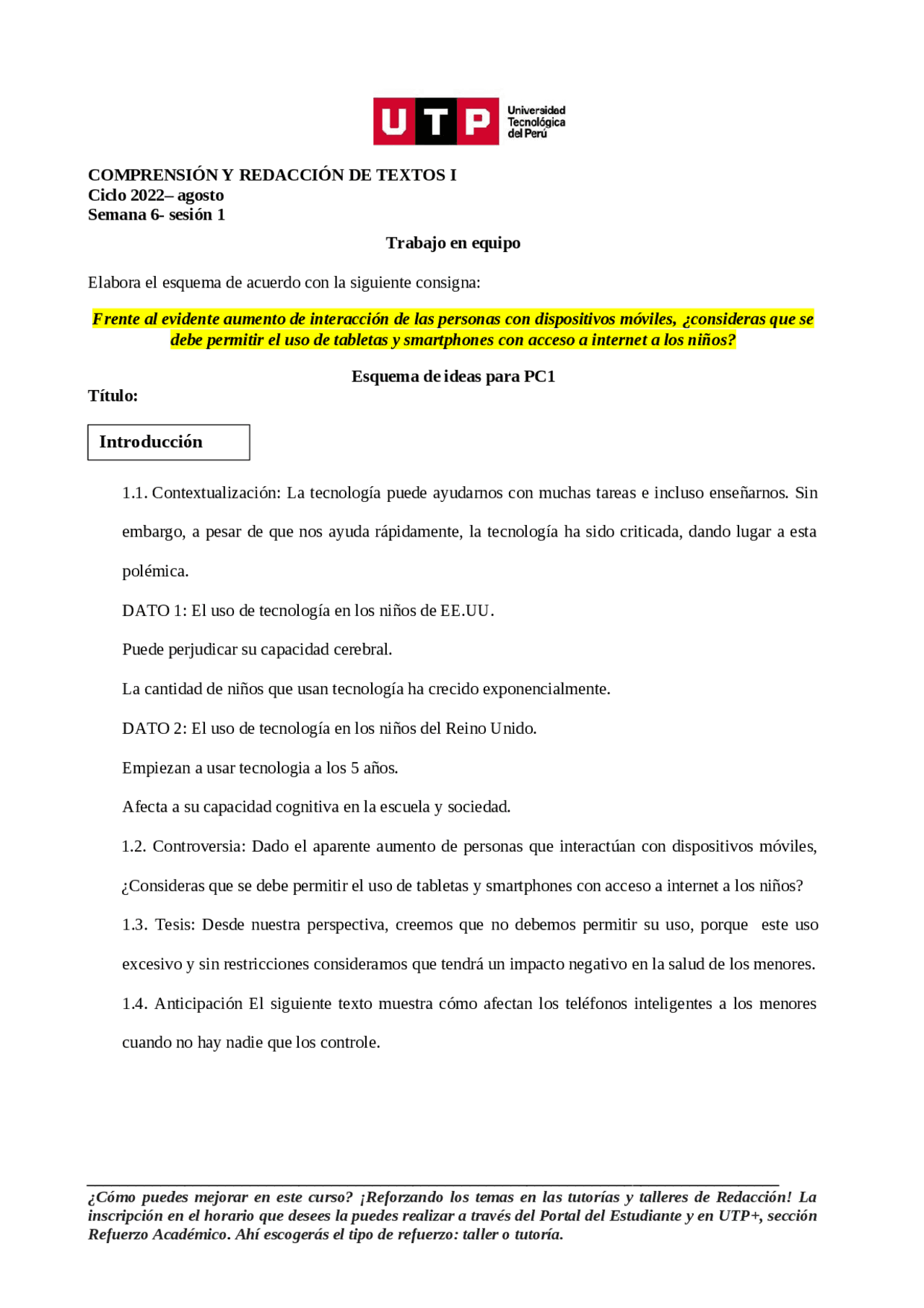 Esquema De Parrafo Enumerativo Esquemas De Comunicação Docsity