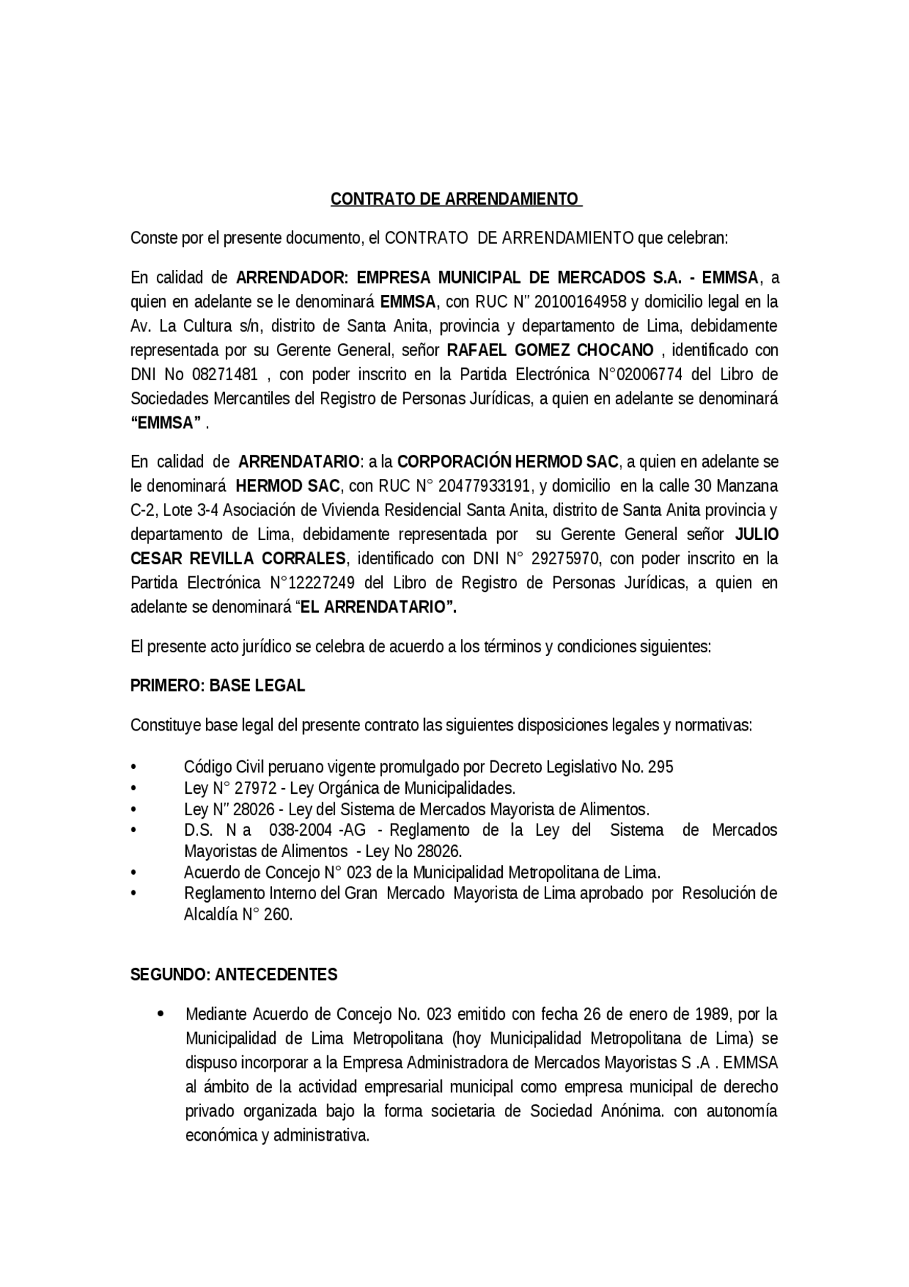 FORMATO DE ADENDA FORMATO DE ADENDA FORMATO DE ADENDA | Resumos de ...