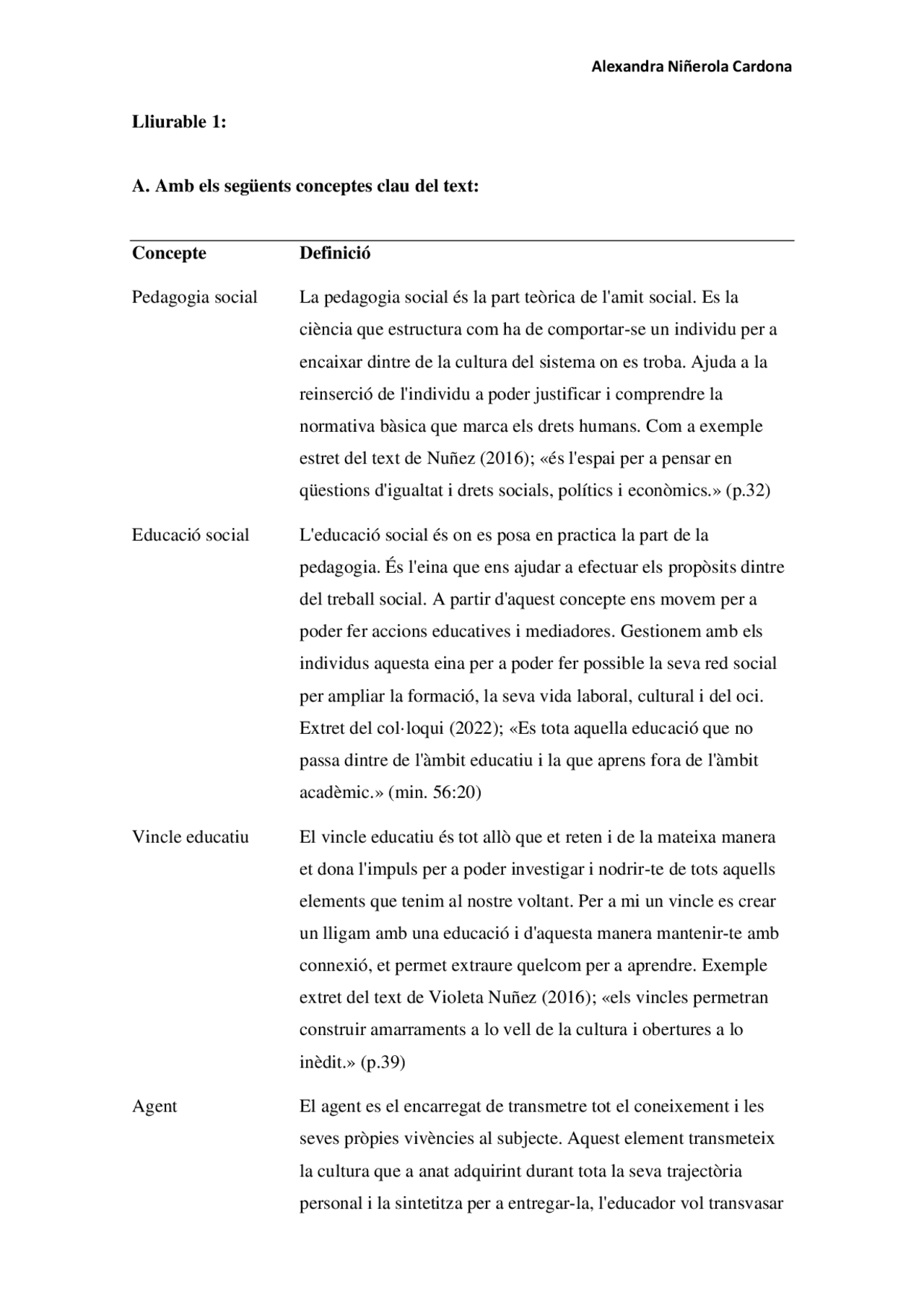 Pedagogia Social. Año 2021/2022. | Ejercicios de Pedagogía | Docsity