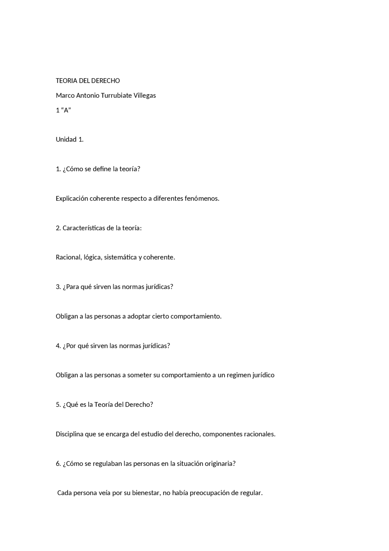 Guia Teoría Del Derecho Resúmenes De Teoría Del Derecho Docsity
