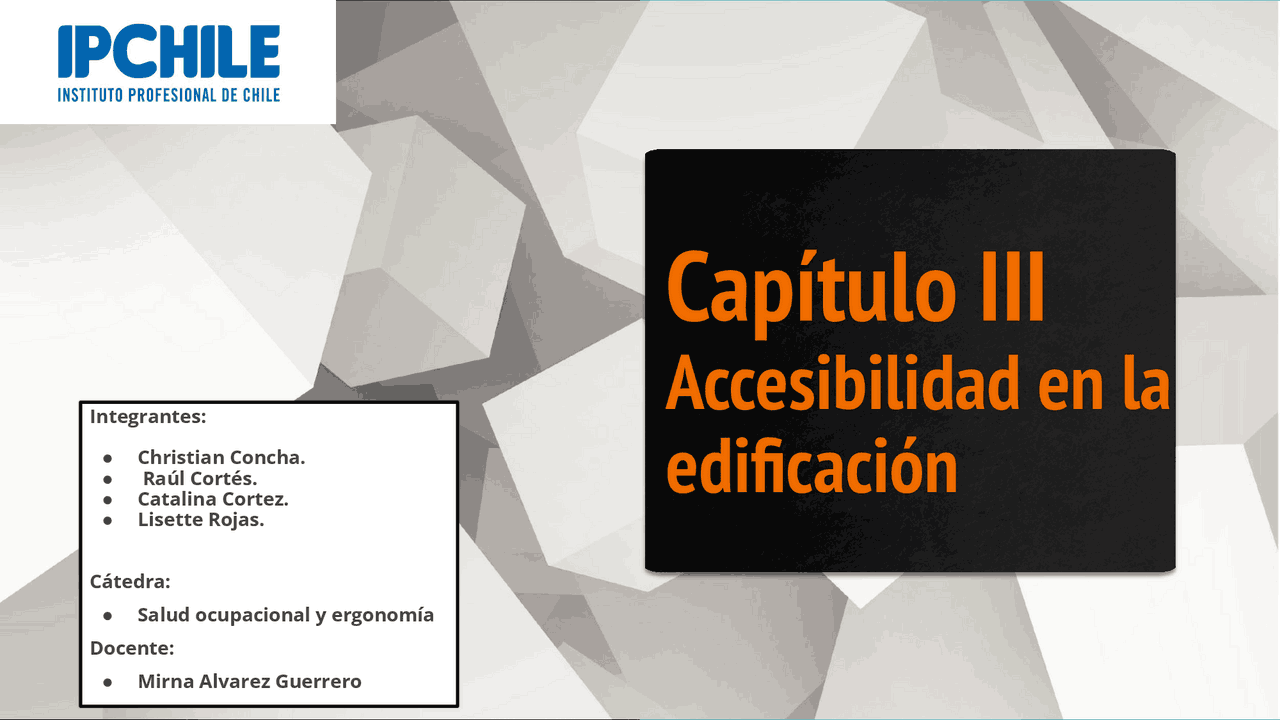 Ergonomía Accesibilidad Diapositivas De Ergonomía Docsity