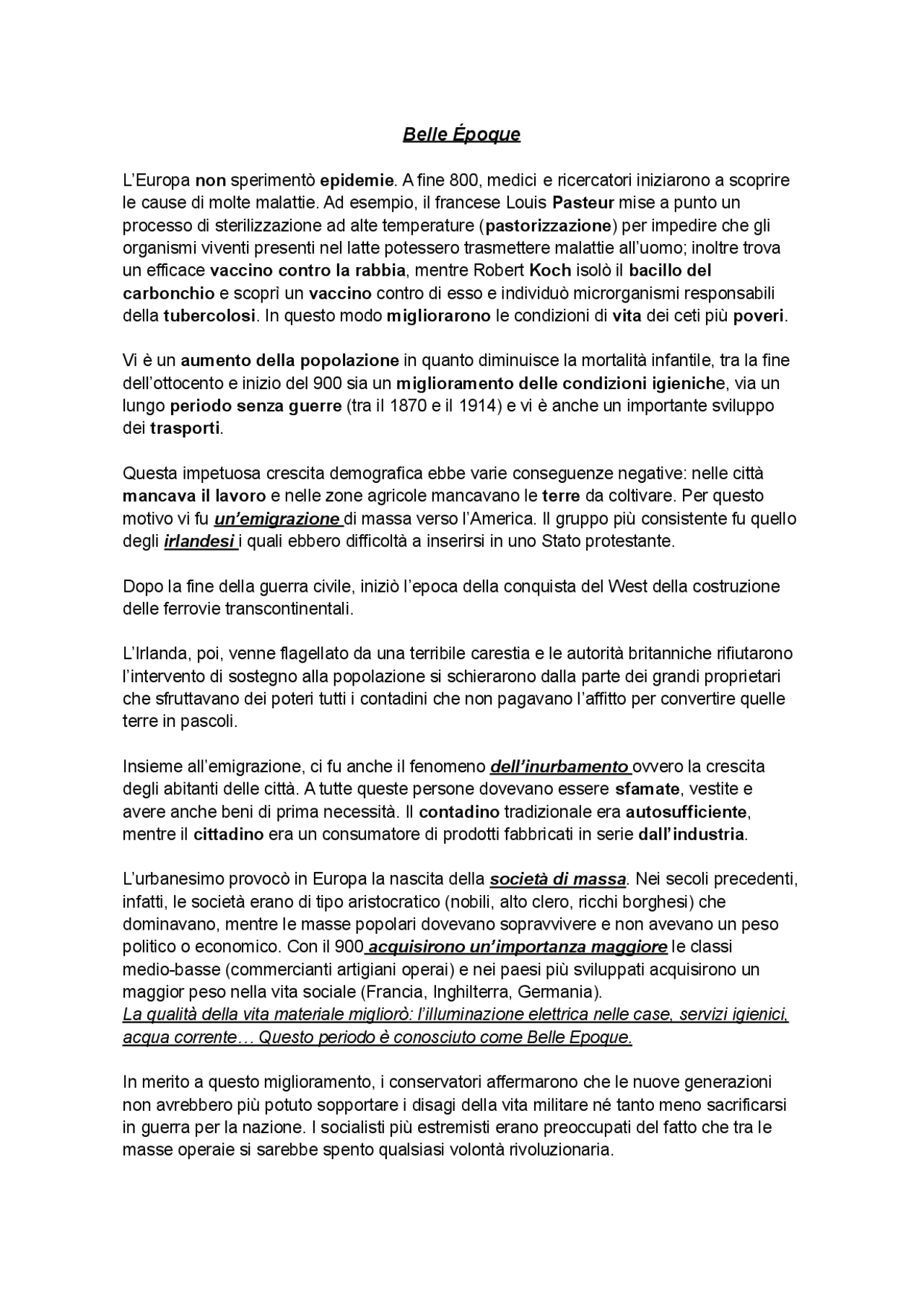 Giolitti Le Sue Riforme E La Guerra In Libia Appunti Di Storia Docsity