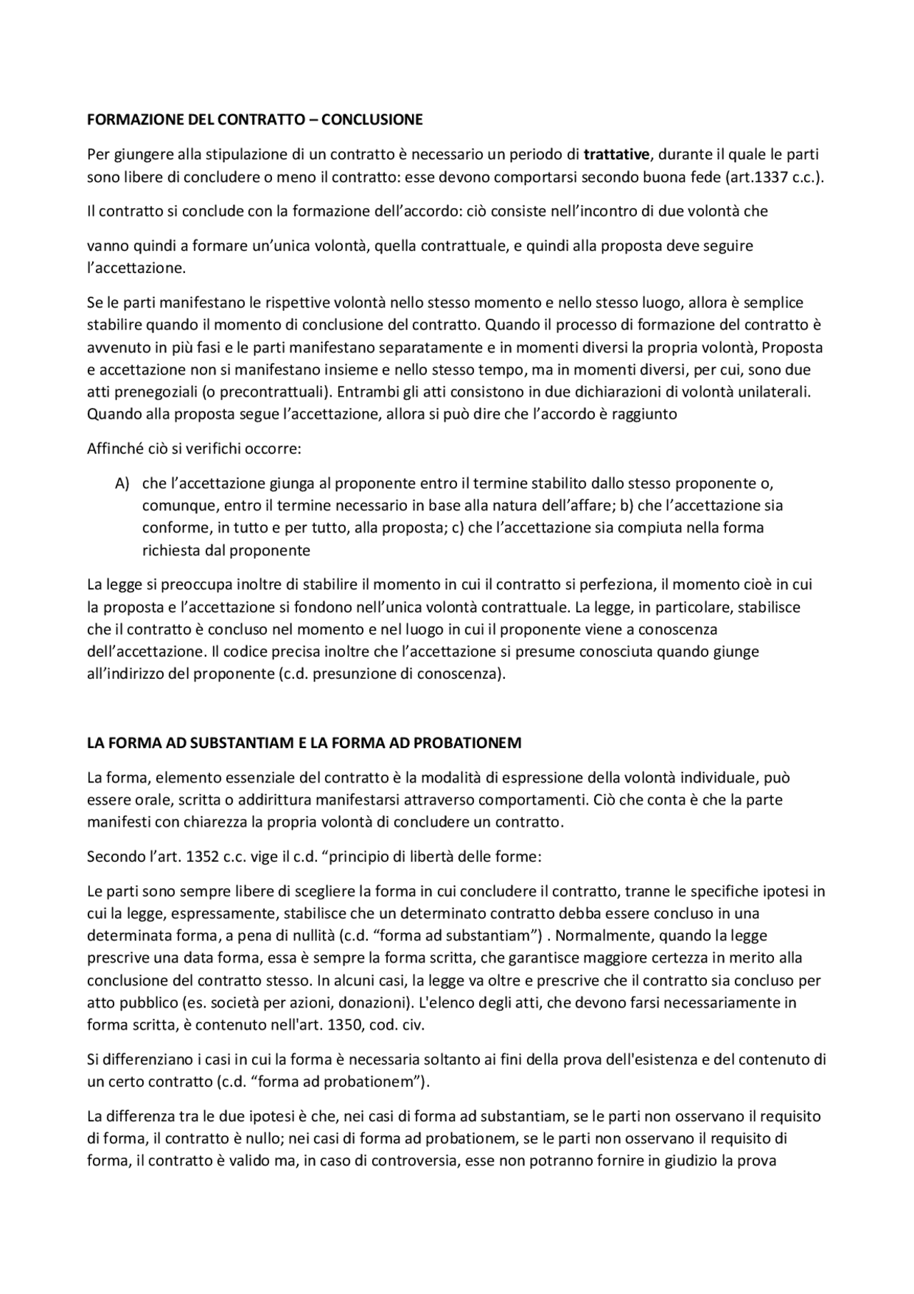 Risposte Aperte Integrazione Diritto Privato 6cfu Andreotti Prove D
