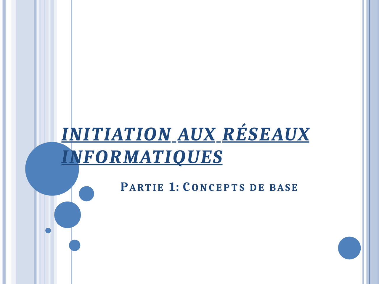 Initialisation Aux Réseaux Informatiques Slides Computer Networks Docsity